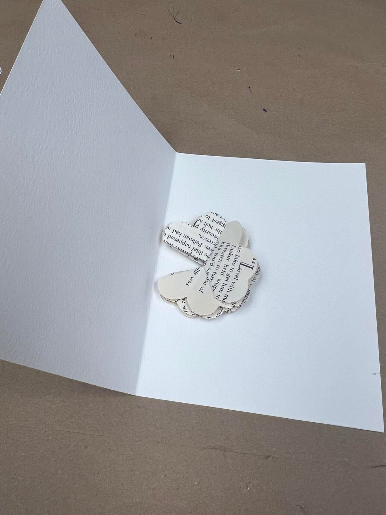 DIY Pop Up Flower Card - The Shabby Tree