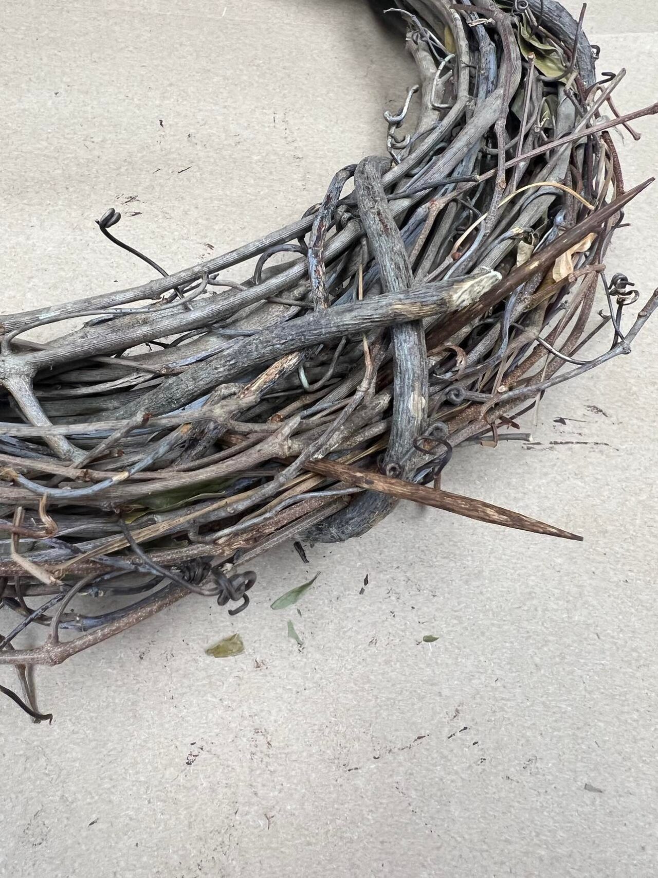 DIY Crown Of Thorns - The Shabby Tree