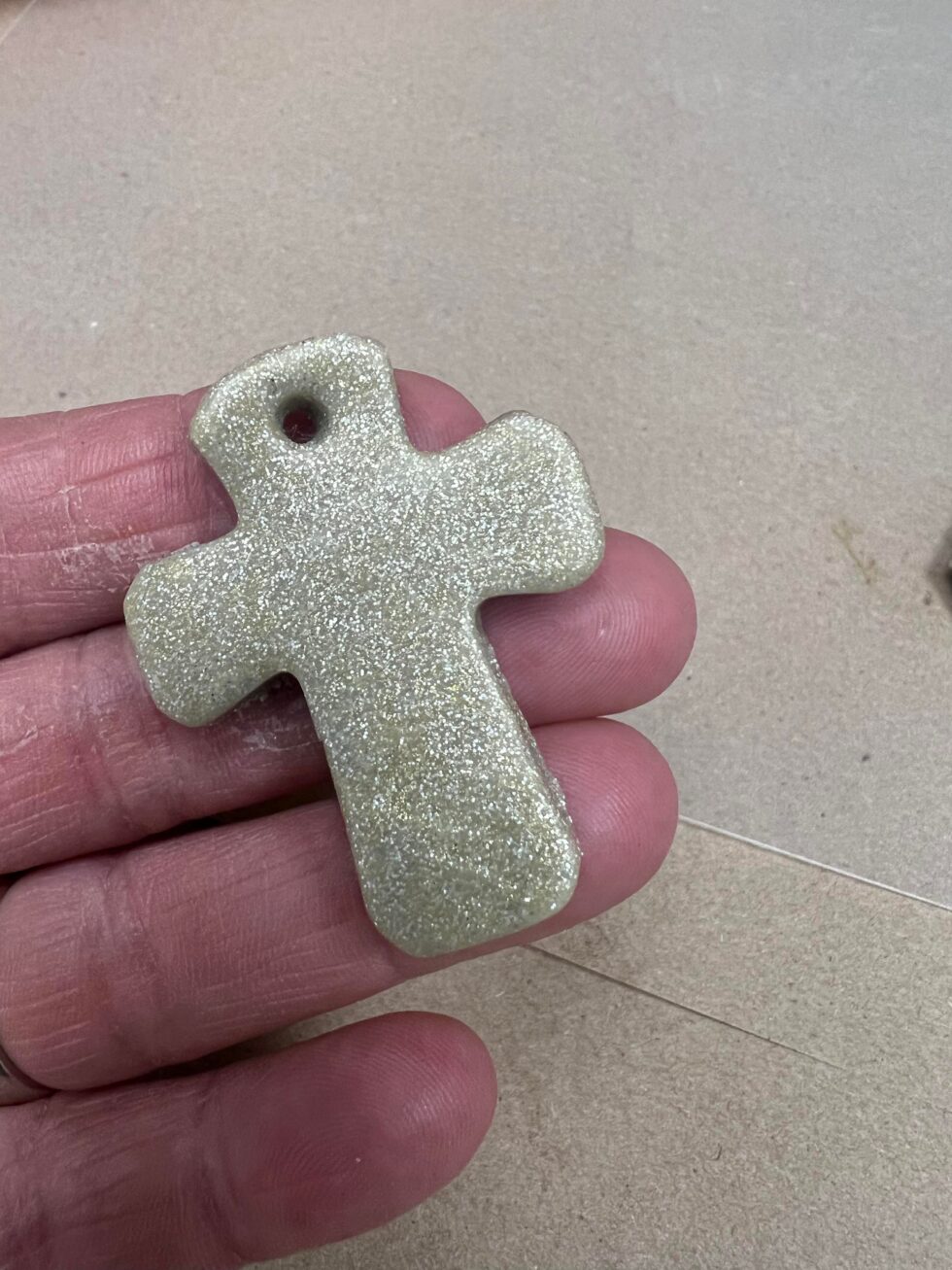 DIY Cross Necklace Using Sculpey Clay - The Shabby Tree