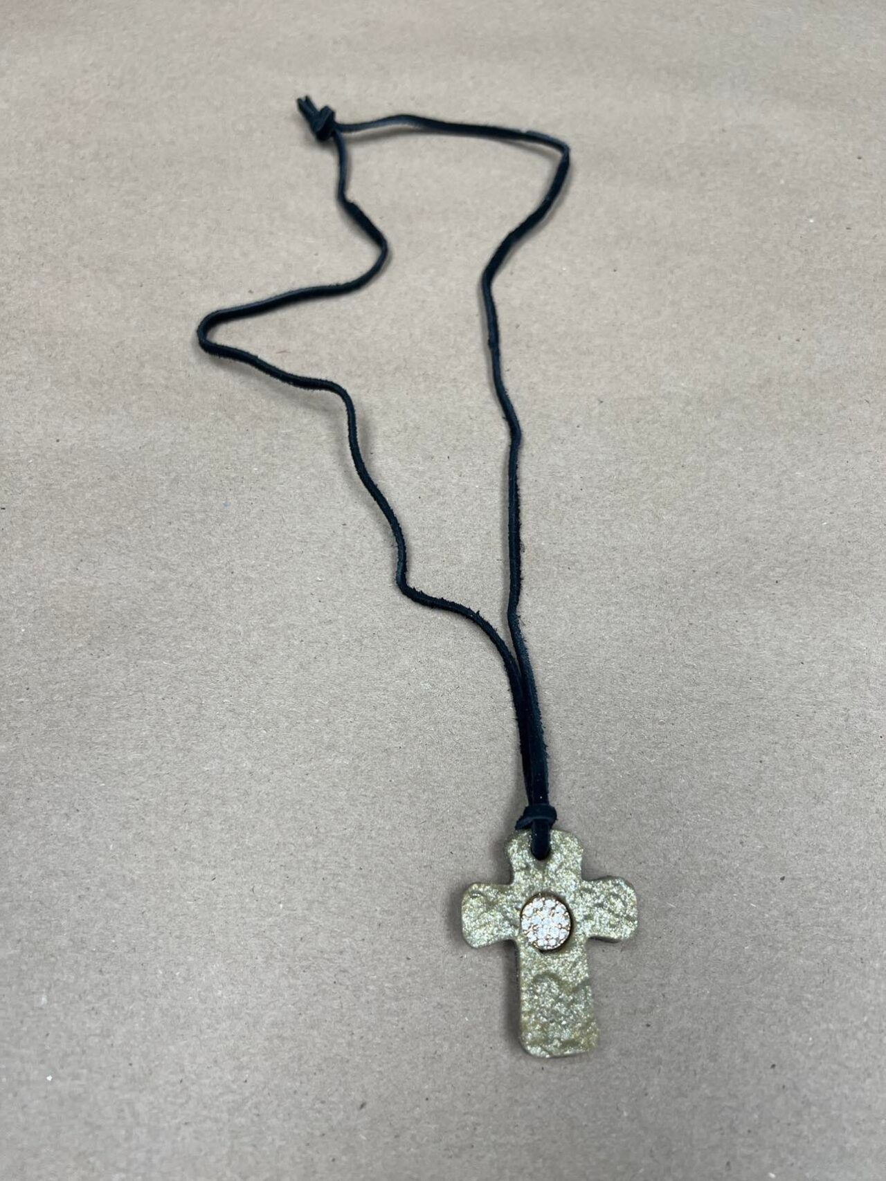 DIY Cross Necklace Using Sculpey Clay - The Shabby Tree