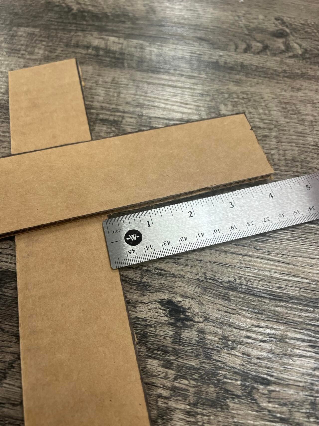 DIY Cross Using Paper Lunch Bags - The Shabby Tree