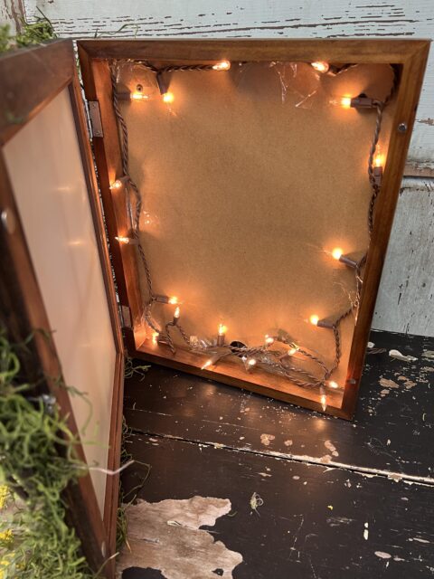 DIY Light Up Garden Window - The Shabby Tree