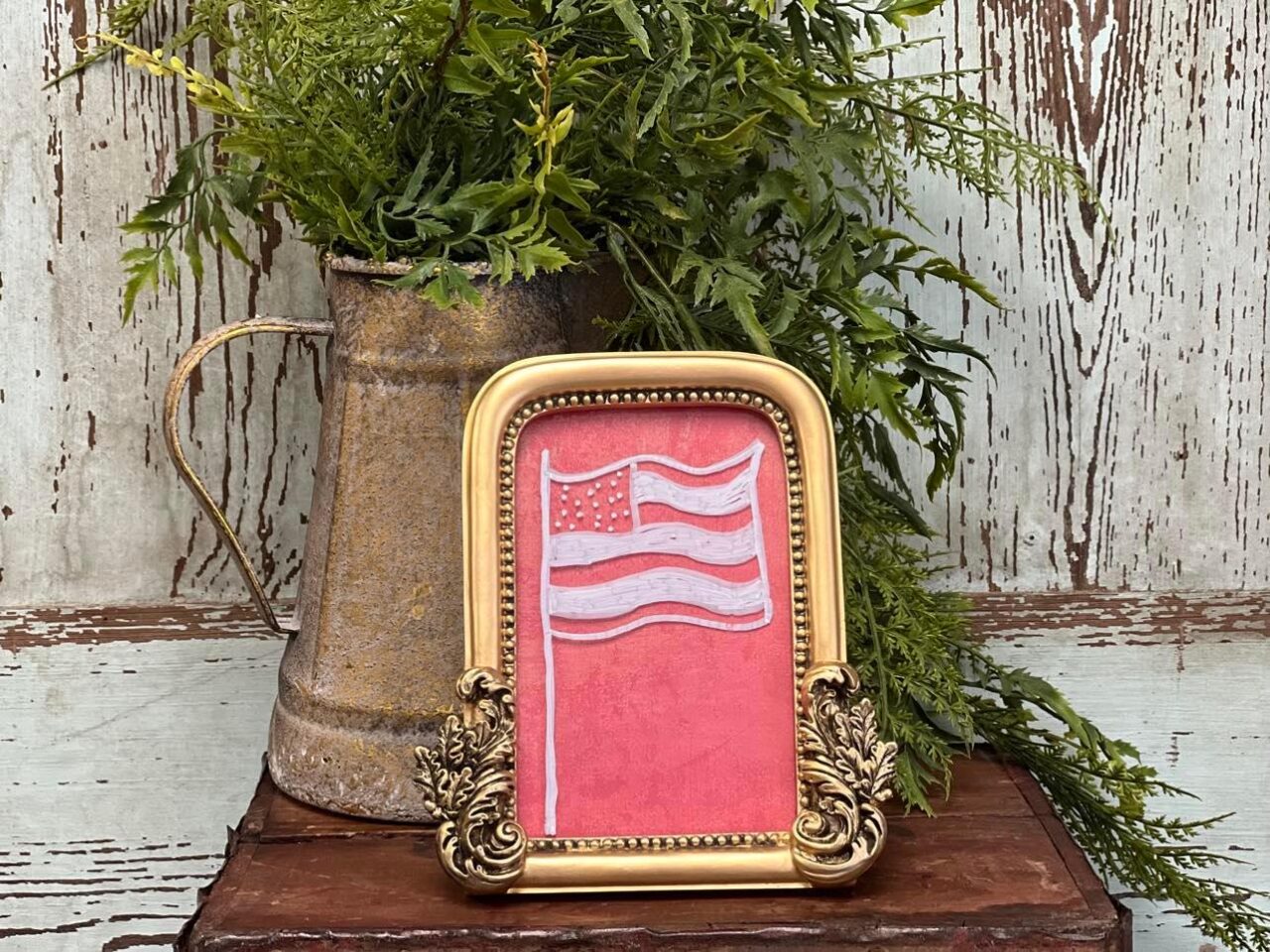 DIY Picture Frame Message Board - The Shabby Tree