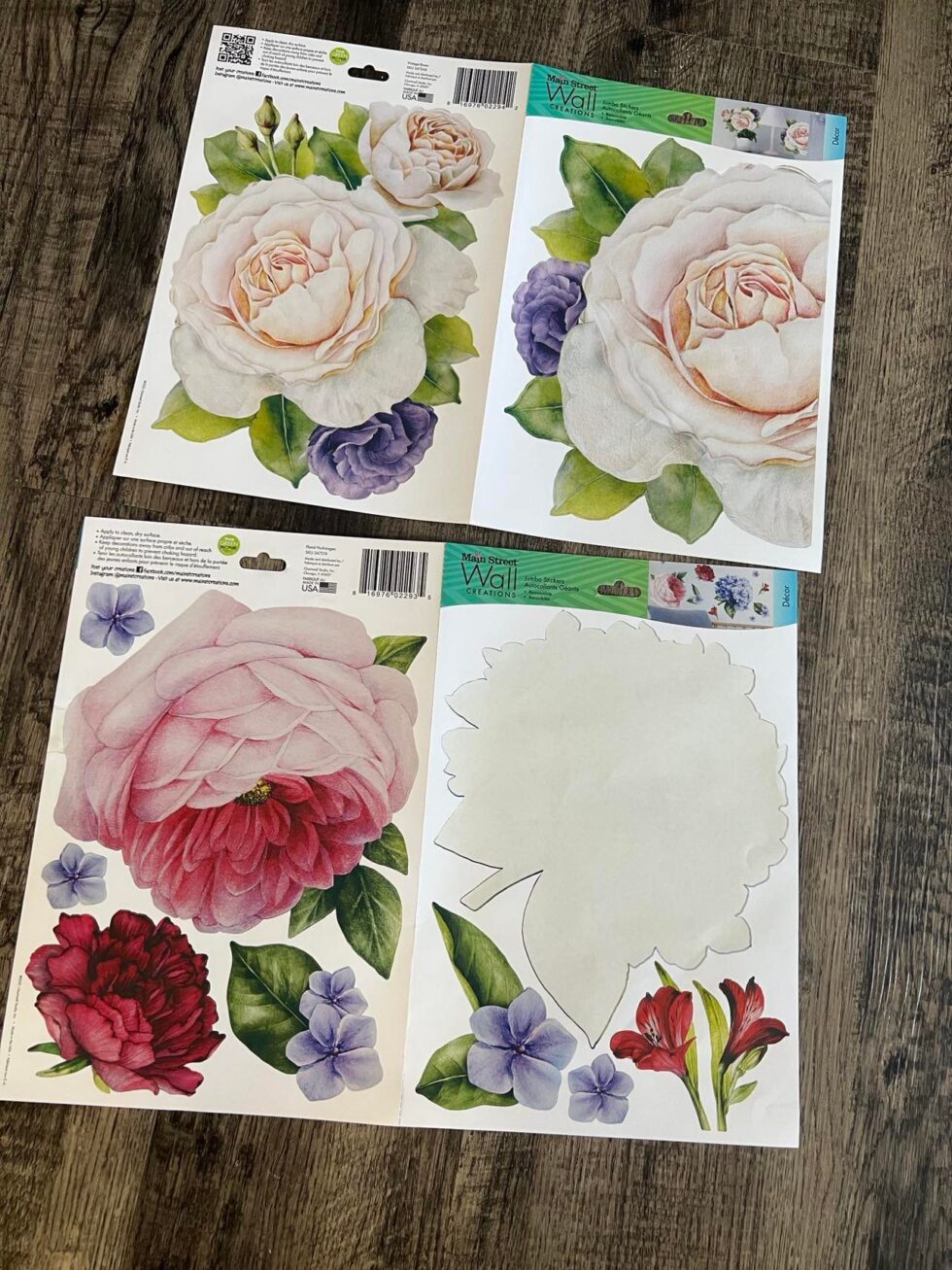 Dollar Tree Jumbo Sticker Craft - The Shabby Tree