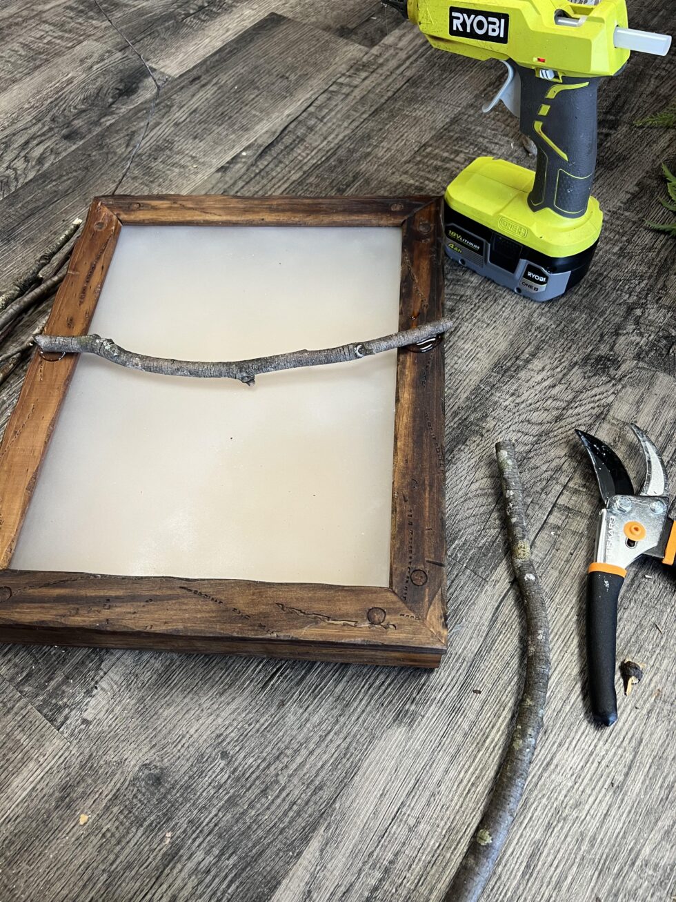 DIY Light Up Garden Window - The Shabby Tree