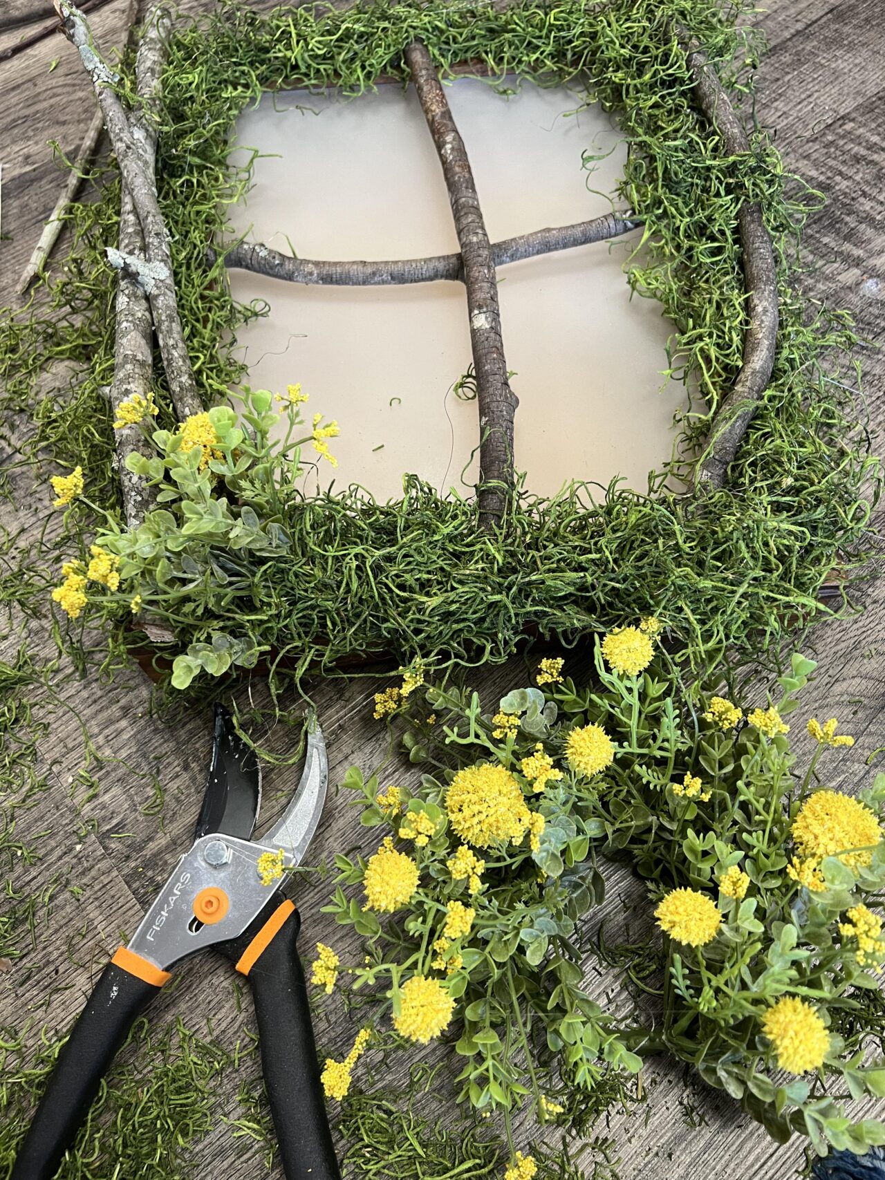 DIY Light Up Garden Window - The Shabby Tree