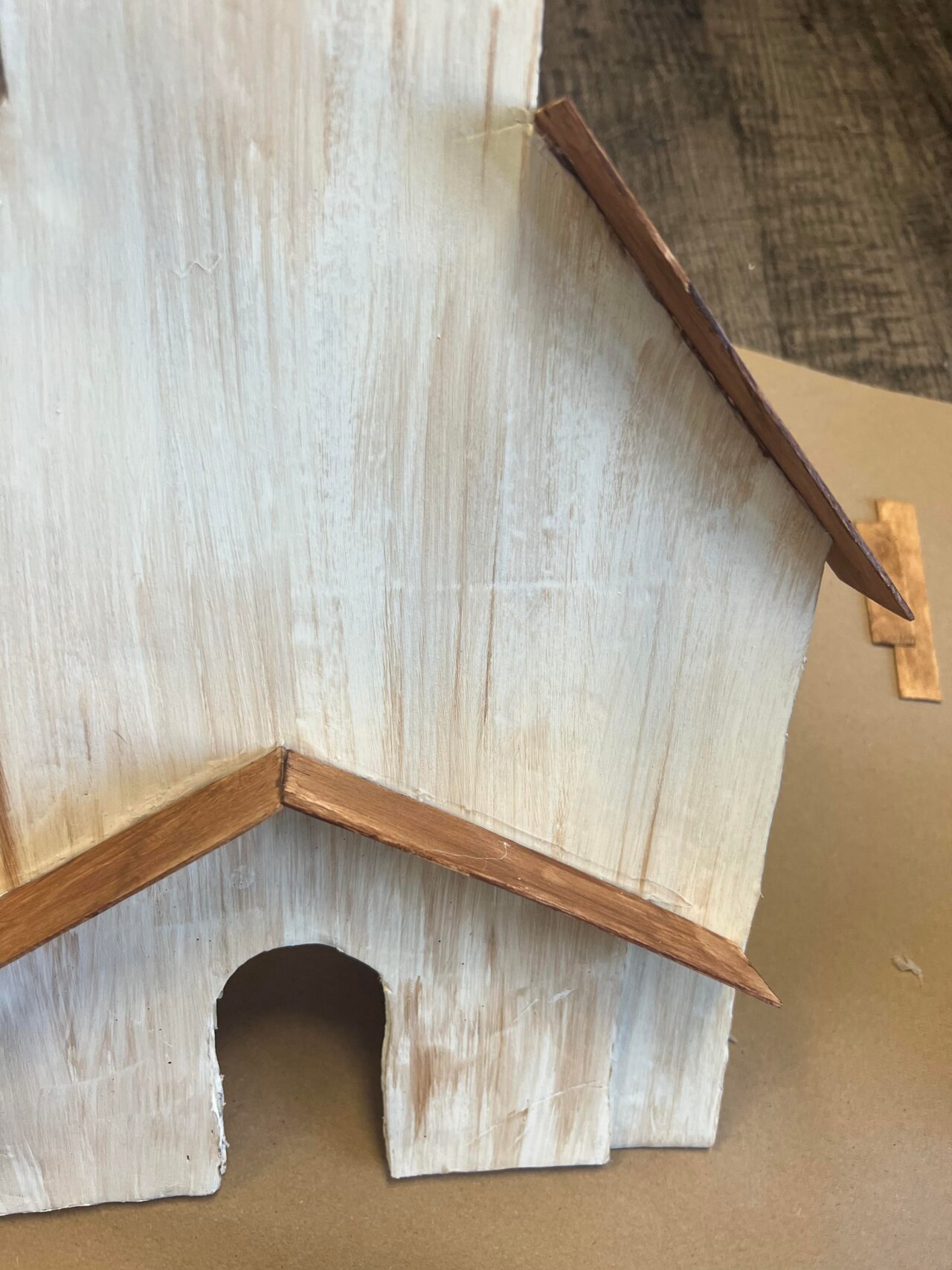 DIY Light Up Church - The Shabby Tree