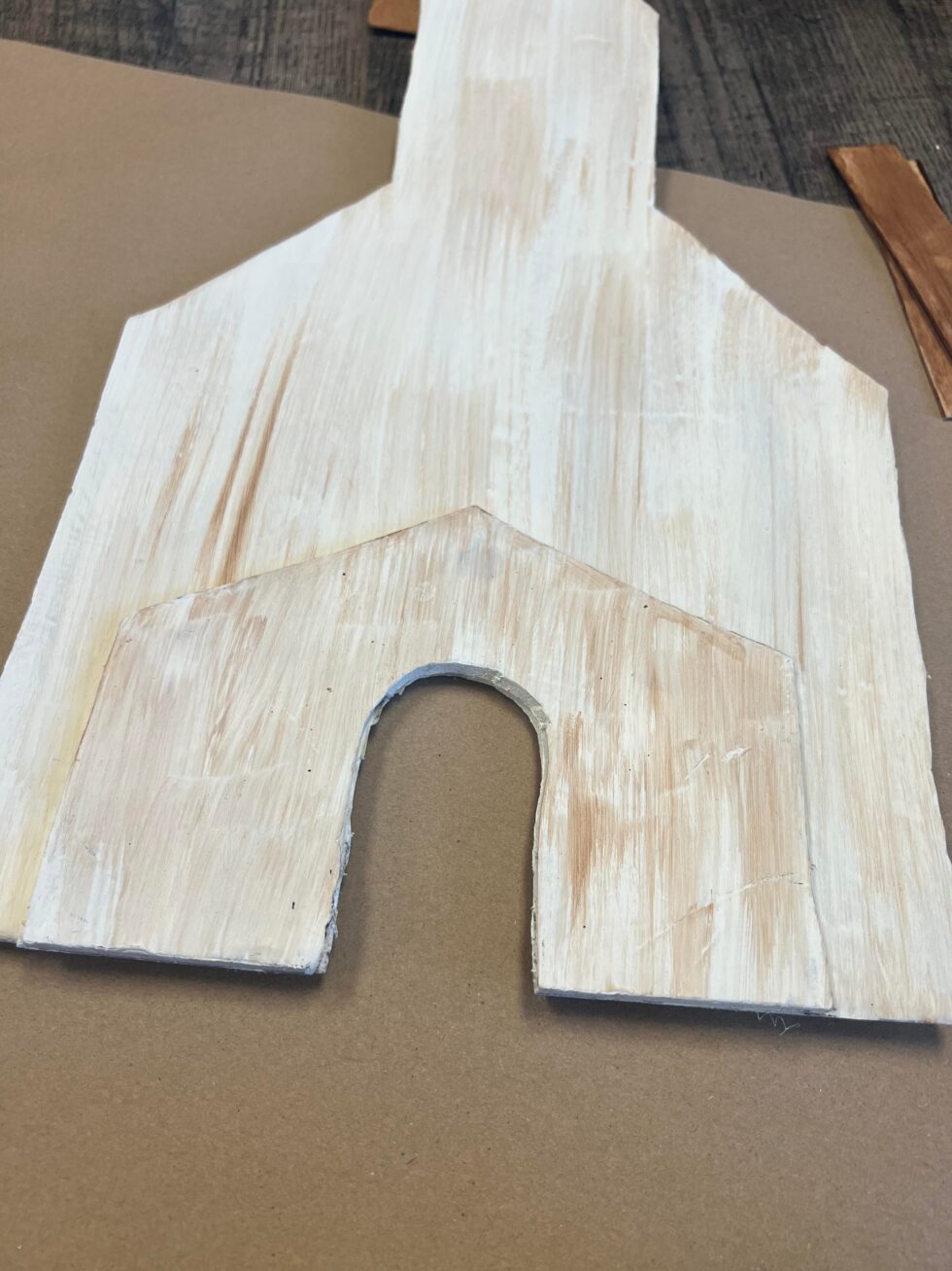 DIY Light Up Church - The Shabby Tree