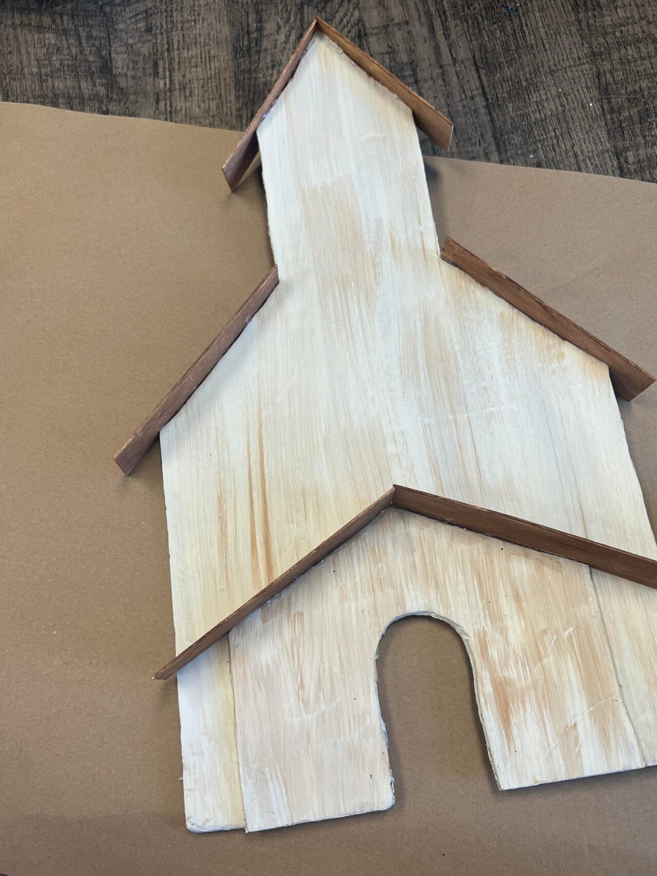 DIY Light Up Church - The Shabby Tree