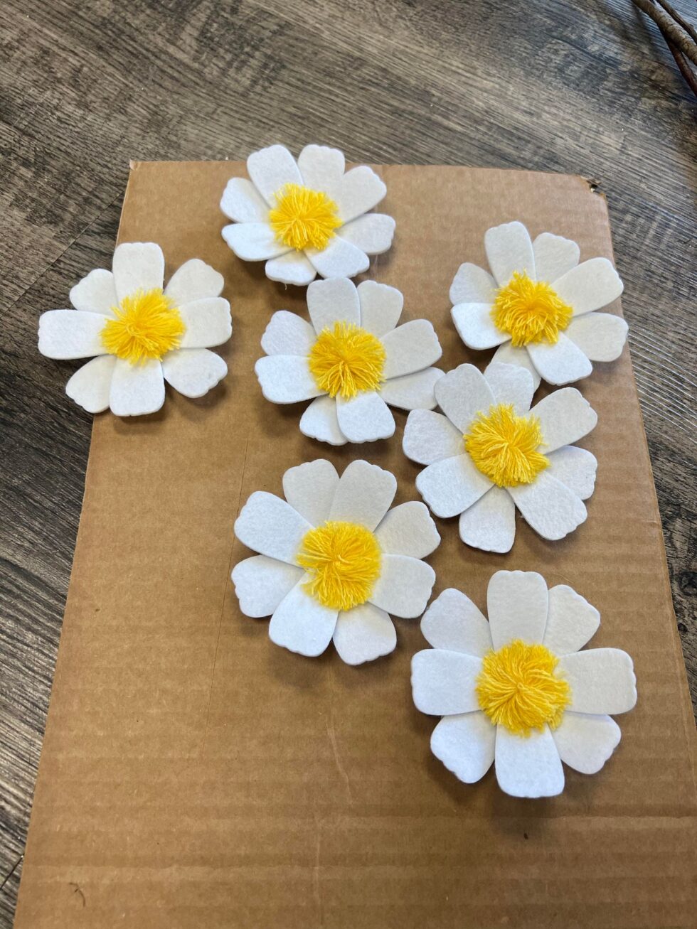 DIY Bouquet Of Flowers Using A Target Garland - The Shabby Tree