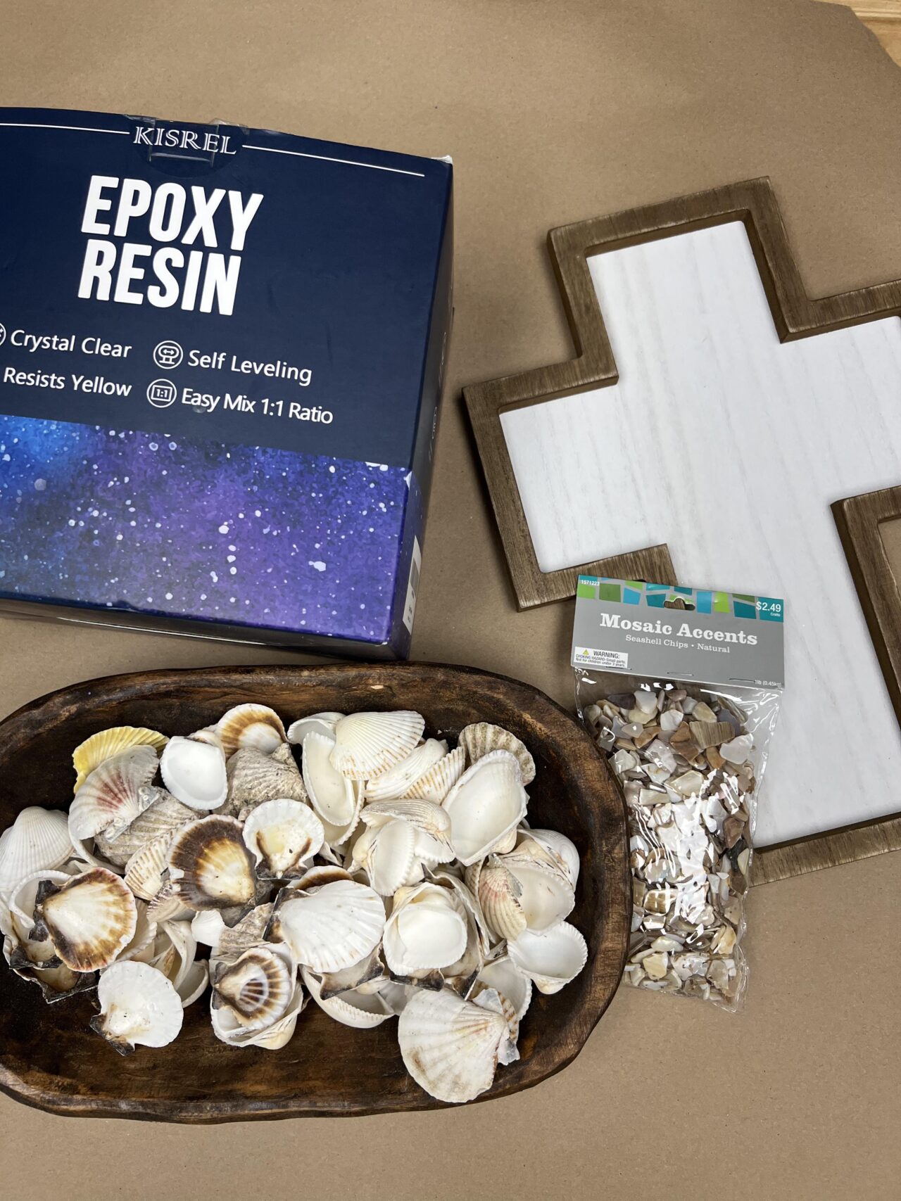 Sea Shell Craft Using Resin - The Shabby Tree