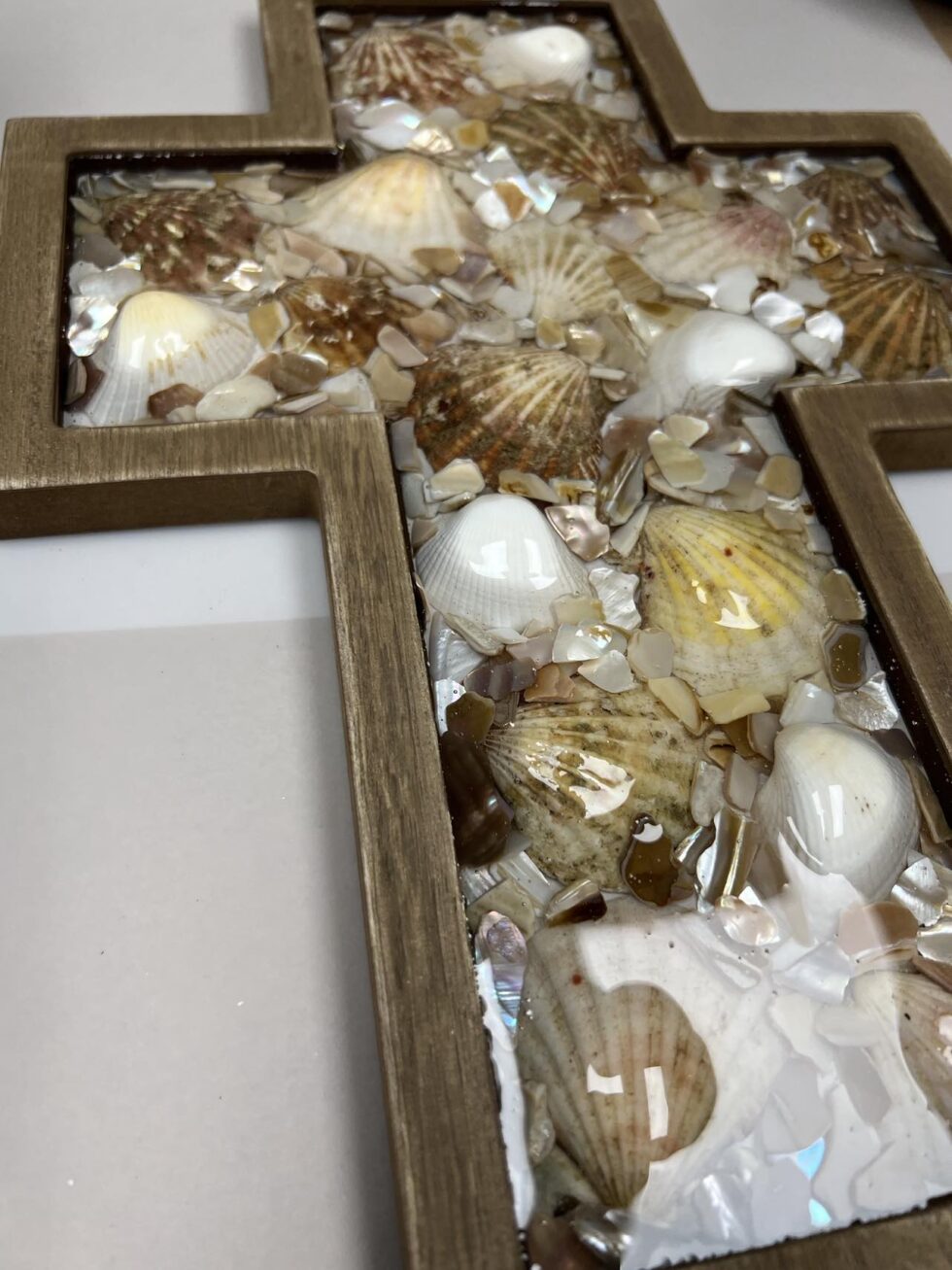 Sea Shell Craft Using Resin - The Shabby Tree