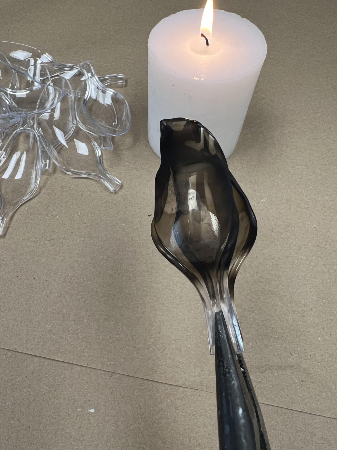 How To Make A Flower Using Plastic Spoons - The Shabby Tree