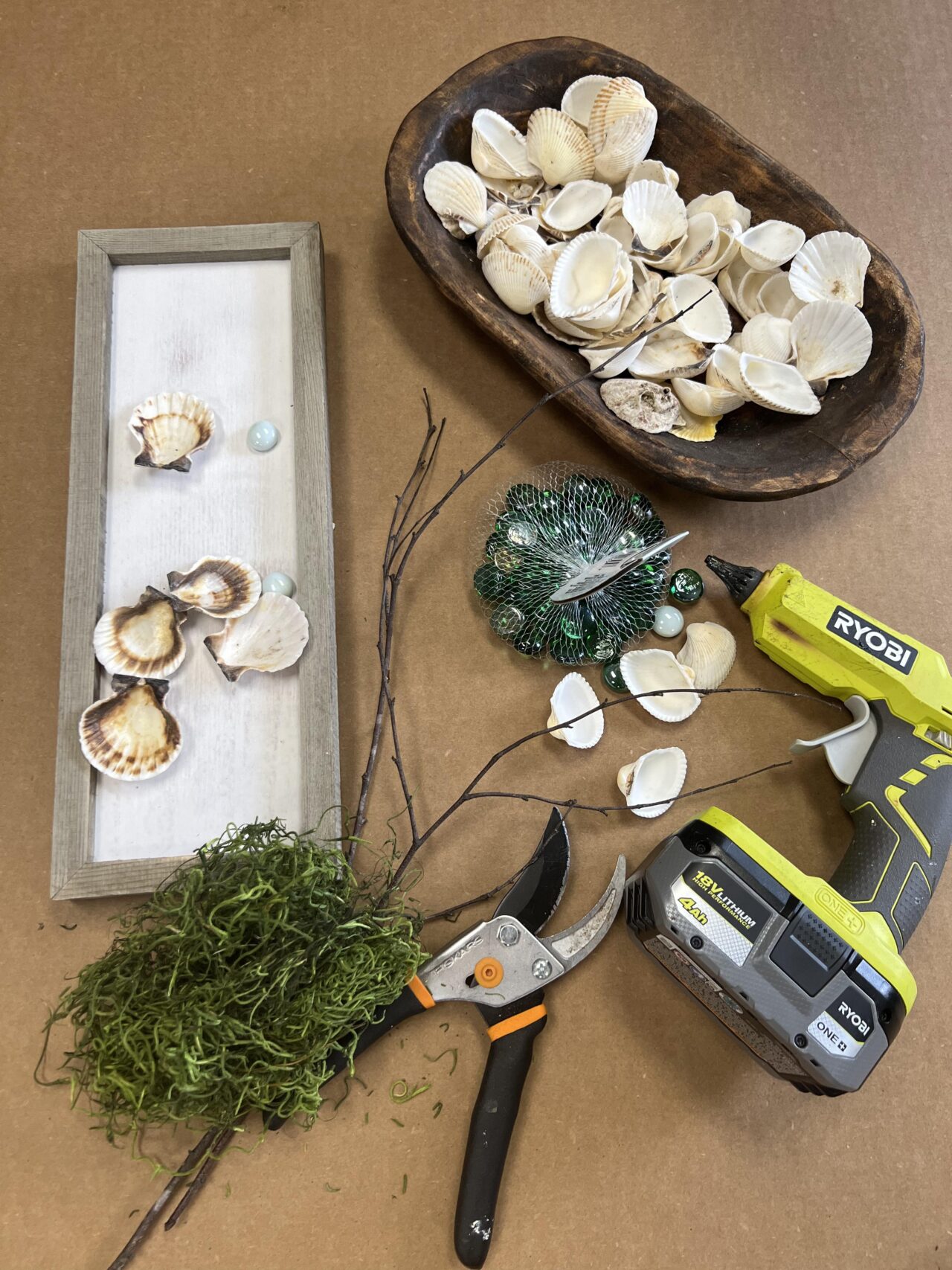 Seashell Craft Idea - The Shabby Tree