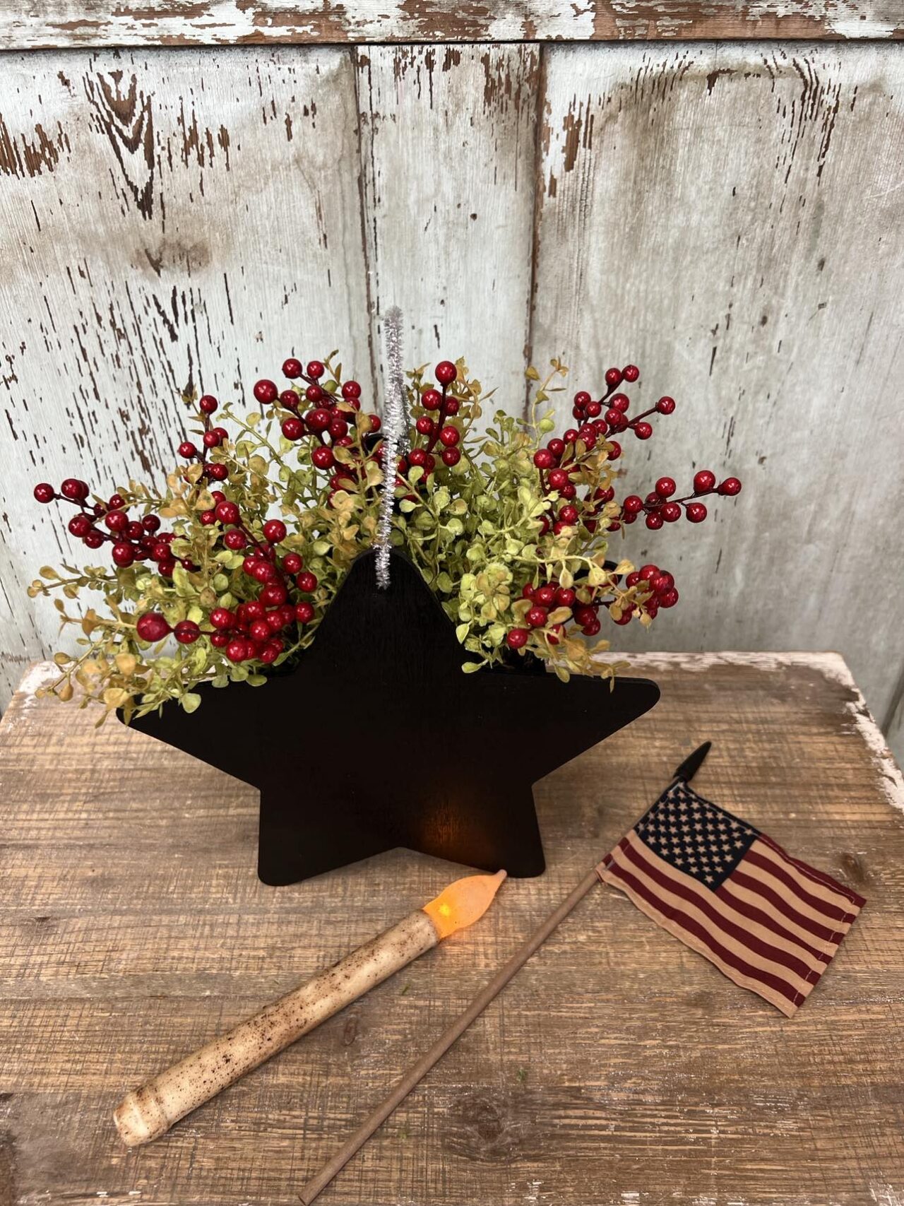 DIY Primitive Container Using Dollar Tree Items - The Shabby Tree