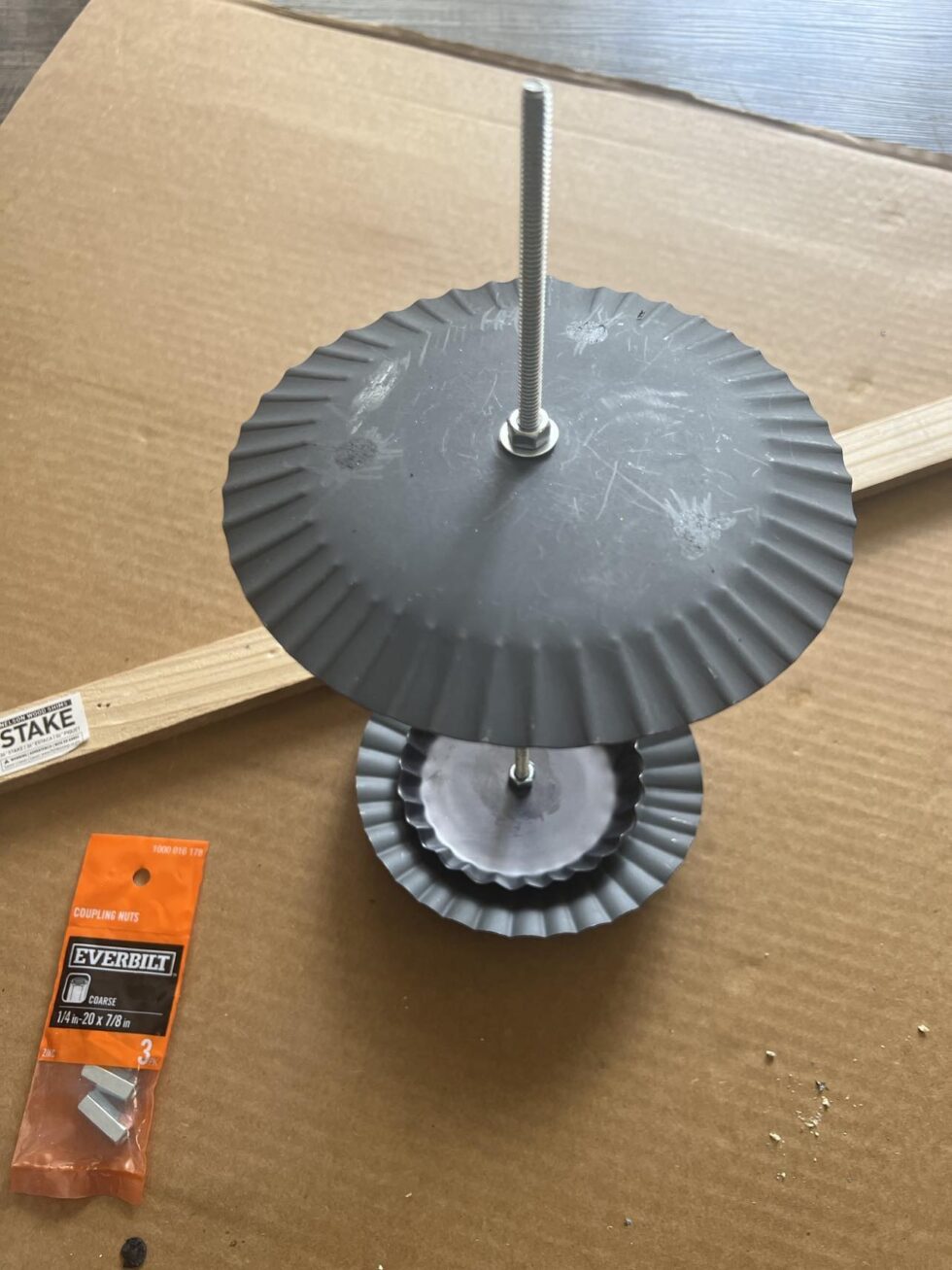 How To Make A Bird Feeder Using Candle Pans - The Shabby Tree