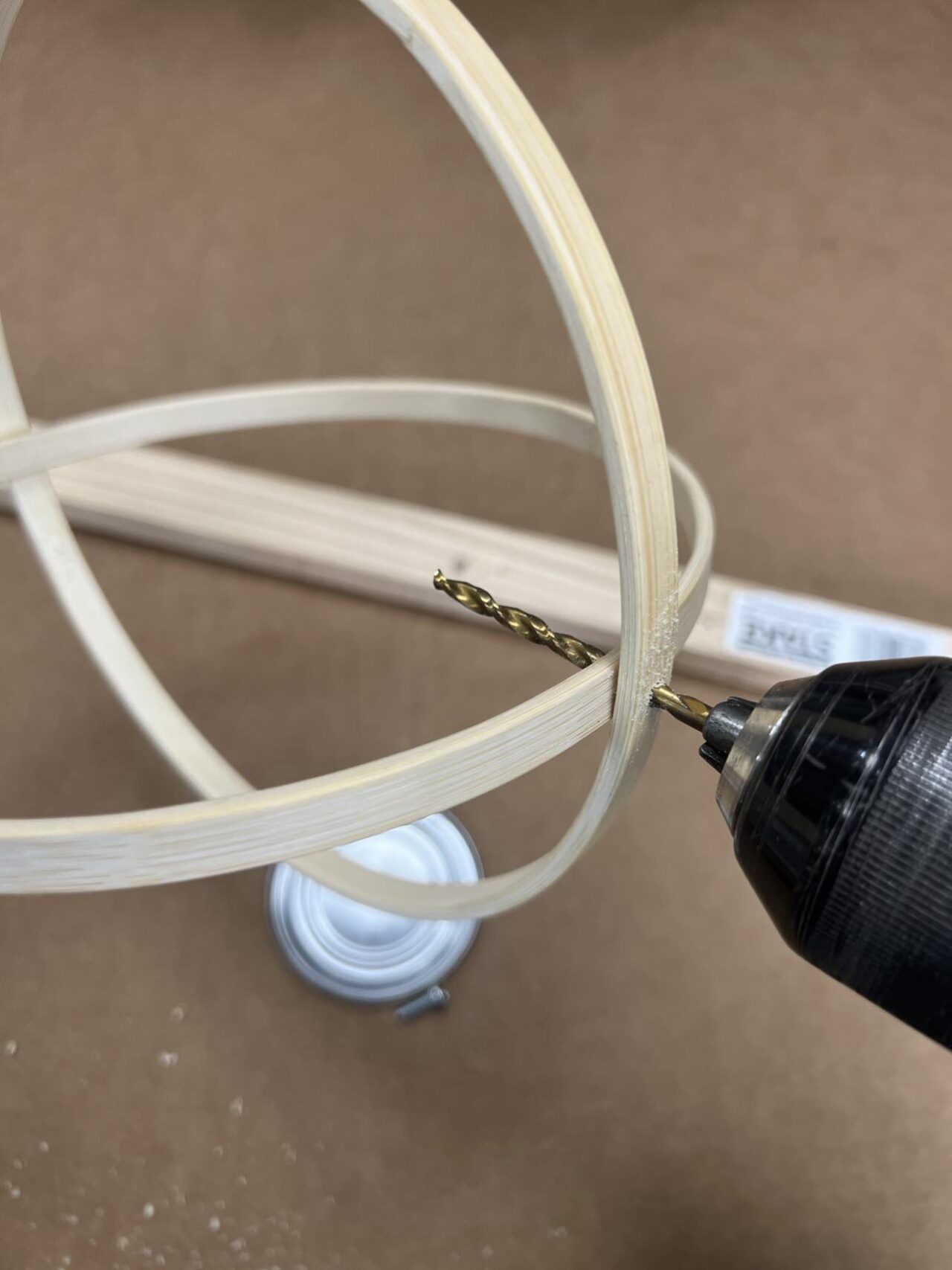 How To Make A Hanging Lantern Using Dollar Tree Bamboo Rings - The ...