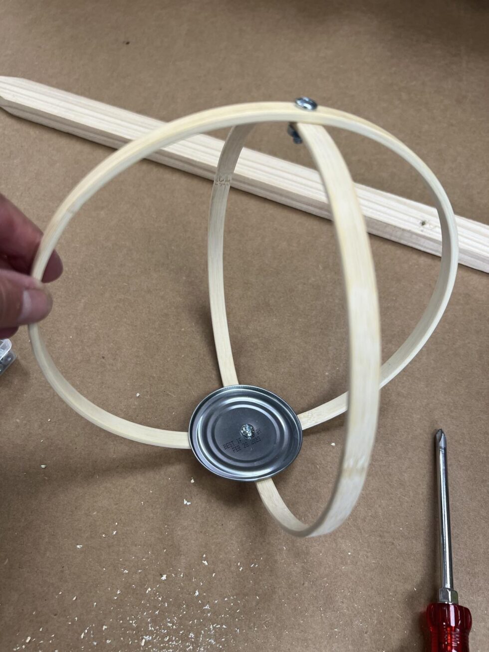 How To Make A Hanging Lantern Using Dollar Tree Bamboo Rings - The ...