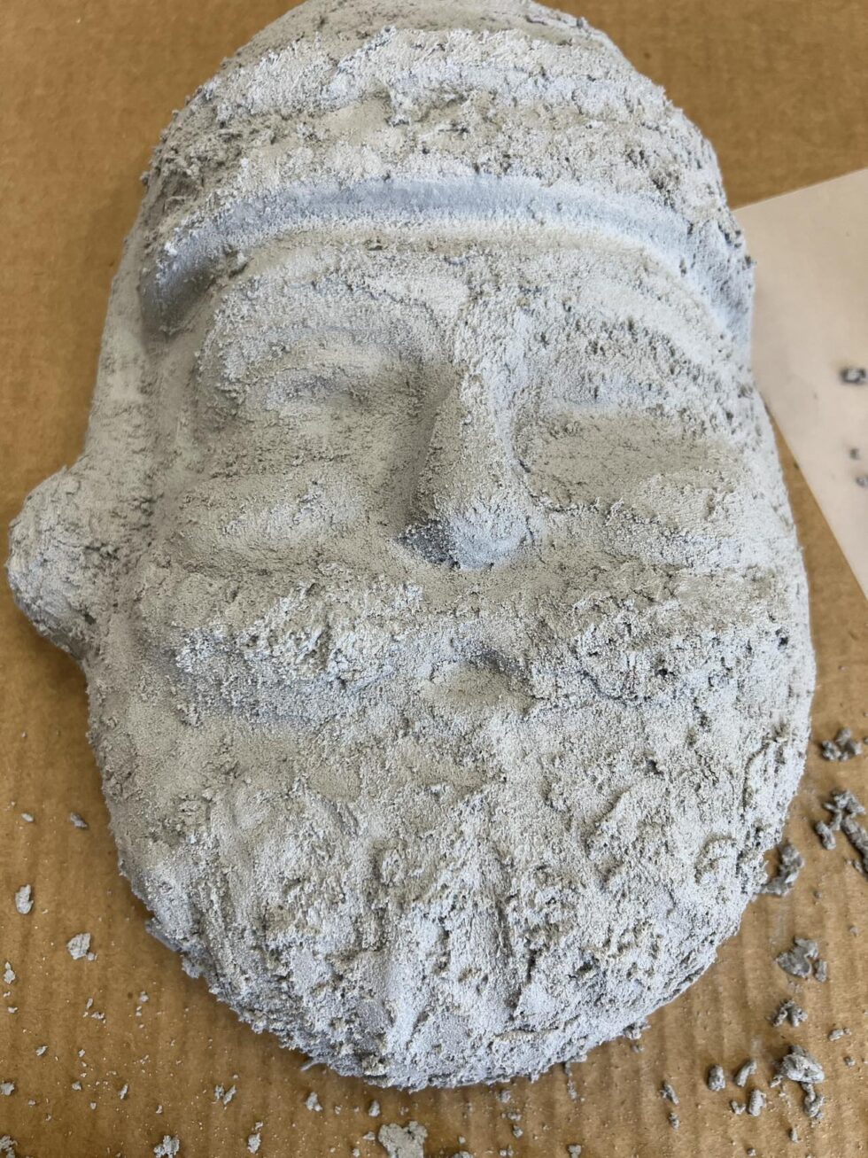 Paper Mache Craft Using Ready Mix Concrete Patch - The Shabby Tree