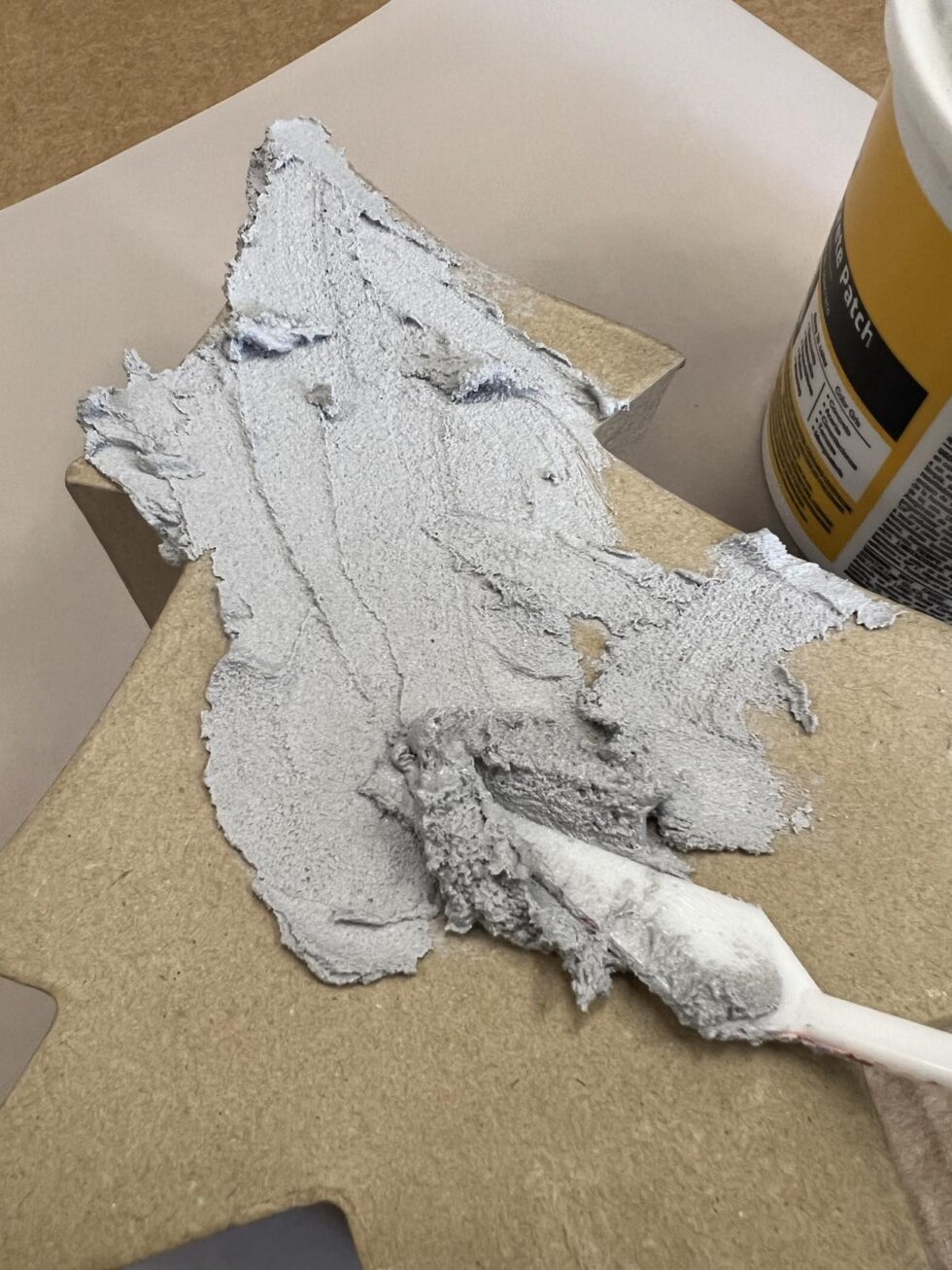 Paper Mache Craft Using Ready Mix Concrete Patch - The Shabby Tree