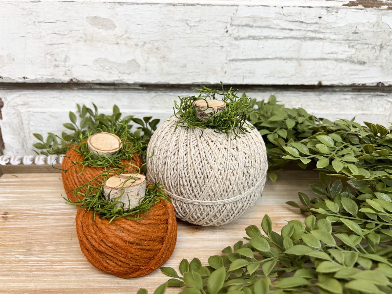 How To Make Pumpkins From A Roll Of Jute - The Shabby Tree