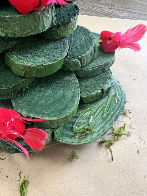 How To Make A Red Cardinal Tree - The Shabby Tree