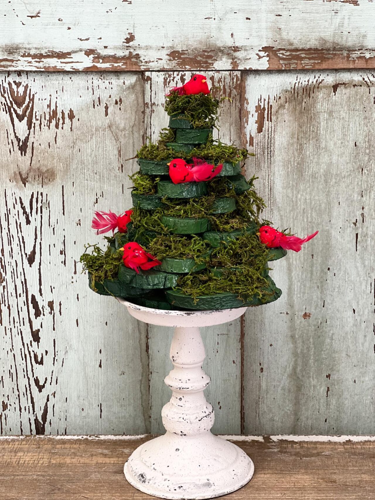 How To Make A Red Cardinal Tree - The Shabby Tree