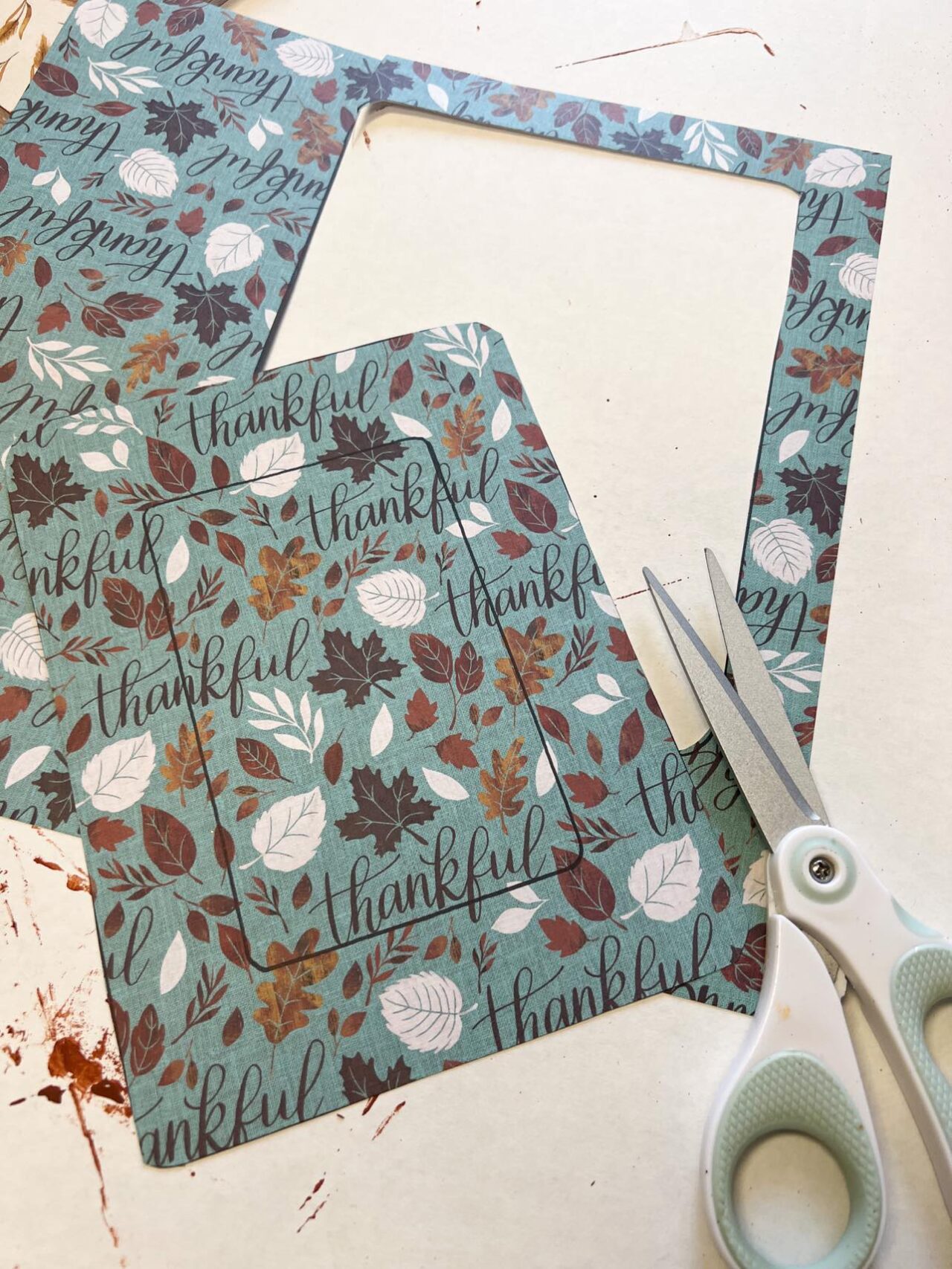 How To Make A Shadow Box For Fall - The Shabby Tree