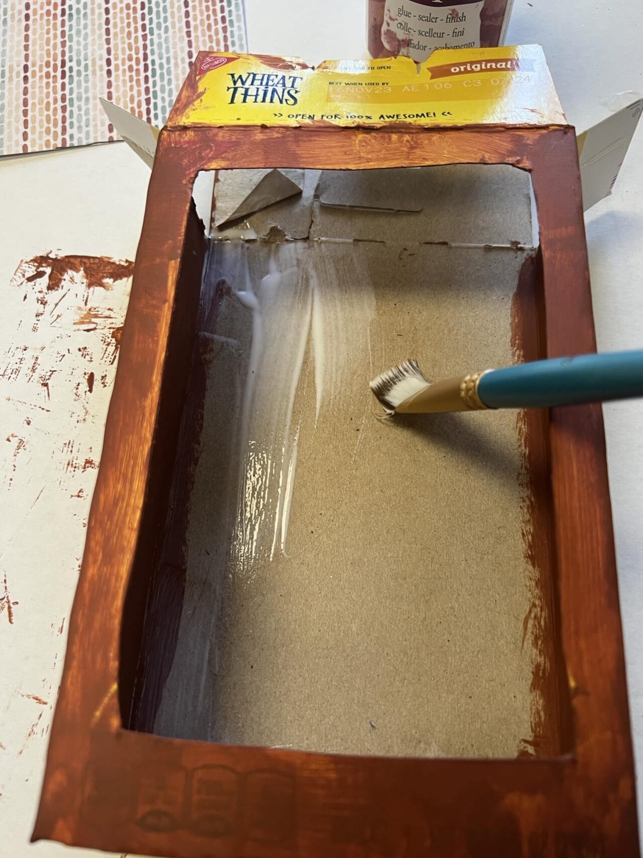 How To Make A Shadow Box For Fall - The Shabby Tree