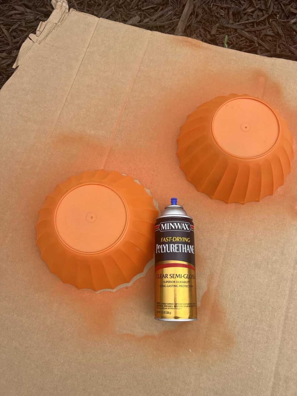 How To Make A Pumpkin Using Dollar Tree Plastic Bowls - The Shabby Tree