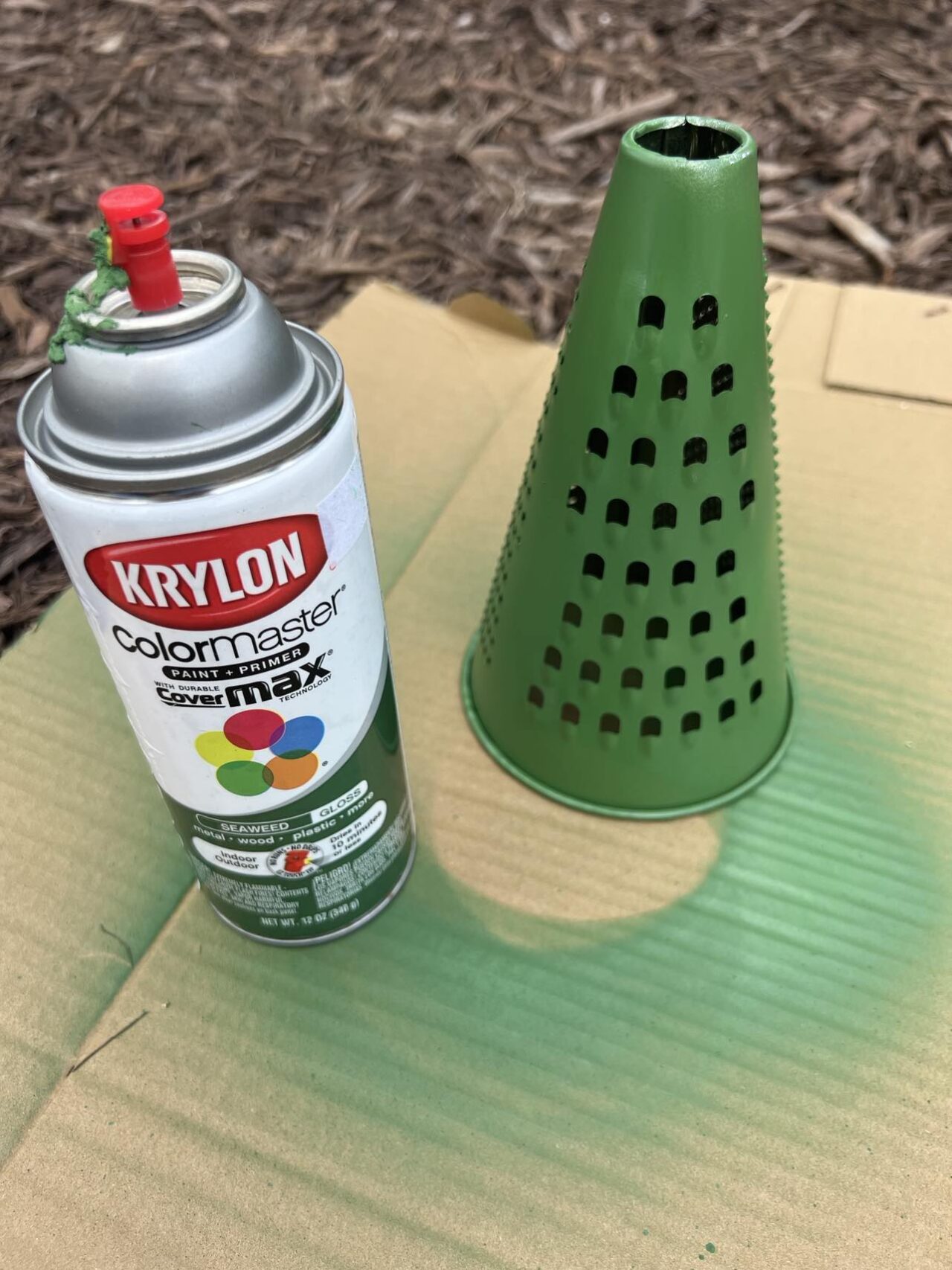 How To Make A Tree Out Of A Grater - The Shabby Tree