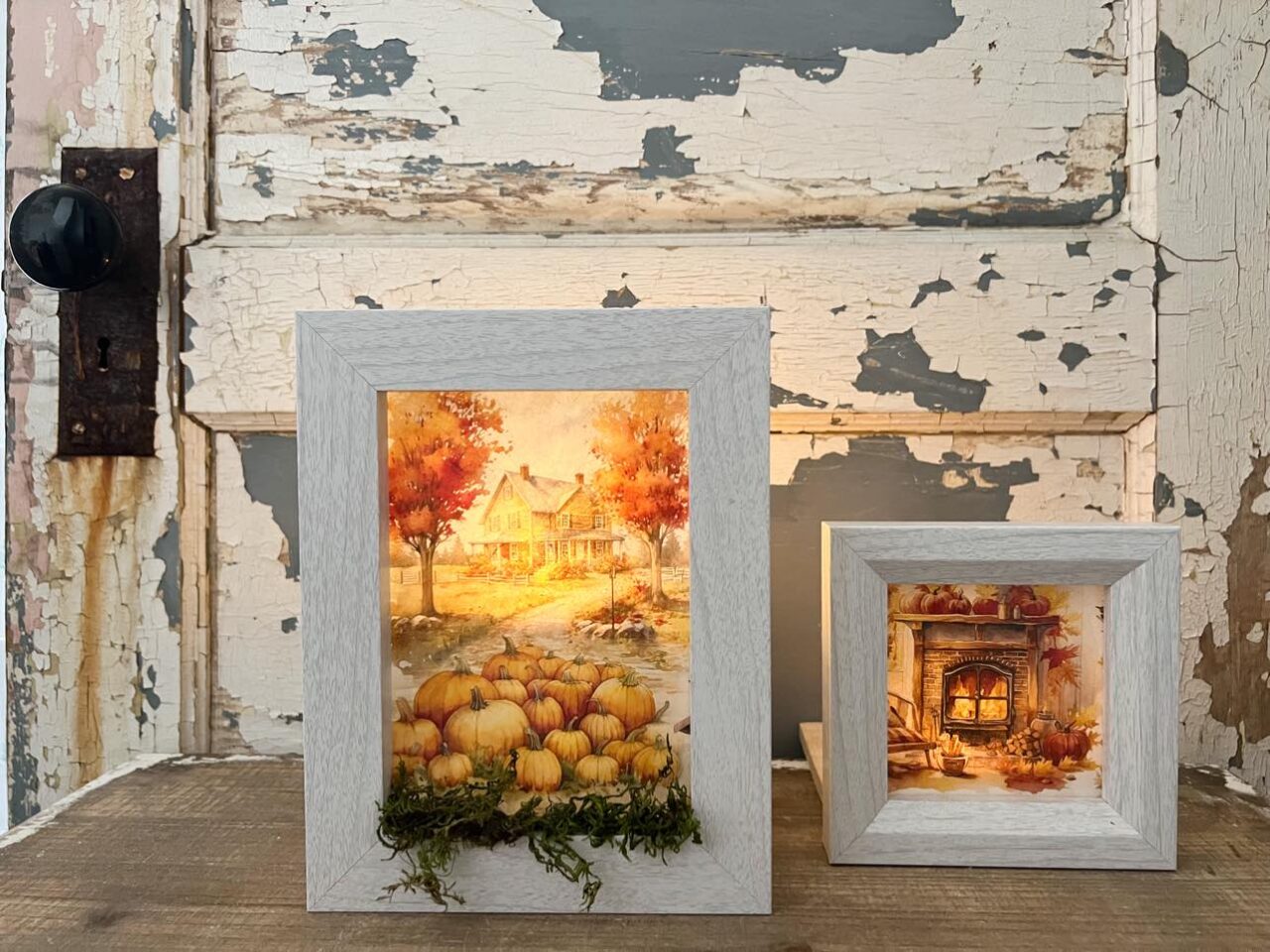 How To Use Rice Paper For A Light Up Decoration - The Shabby Tree