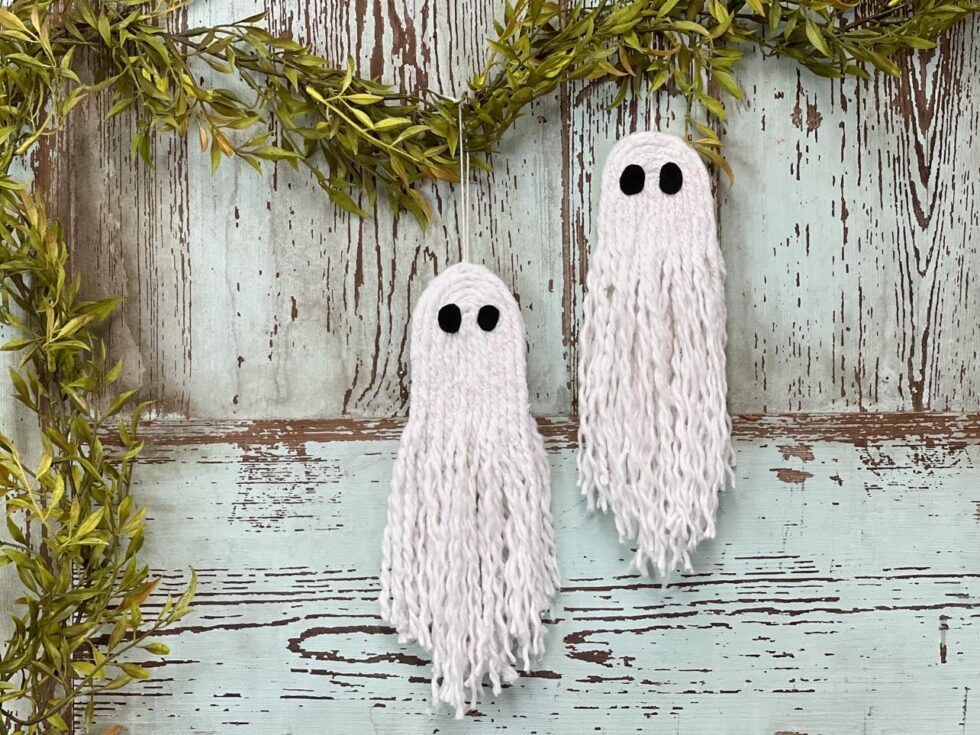 How To Make A Ghost Out Of A Dollar Tree Mop Head - The Shabby Tree