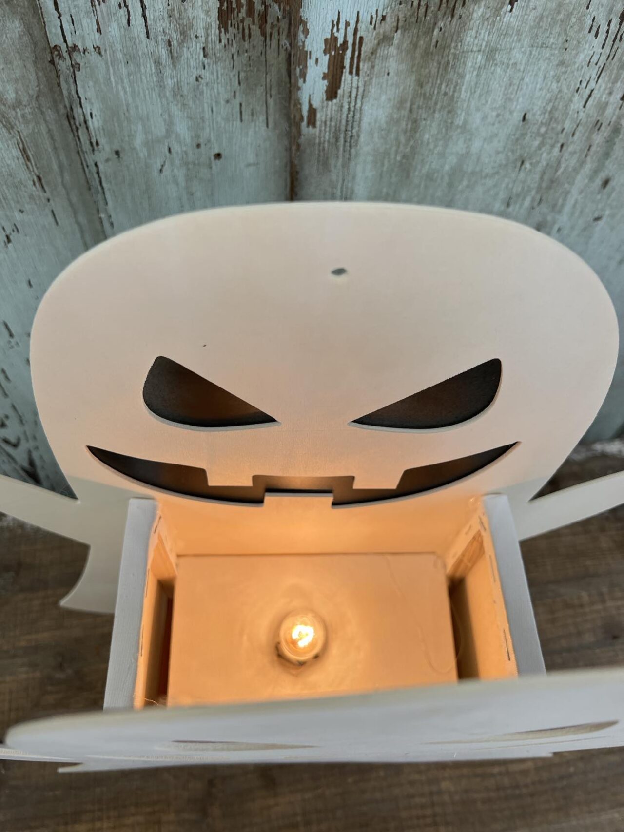 How To Make A Light Up Ghost Using Dollar Tree Items - The Shabby Tree