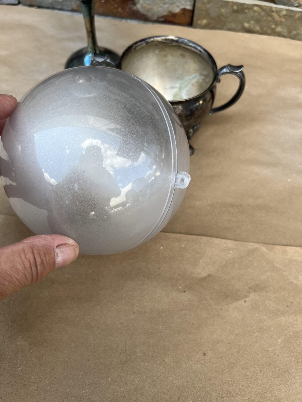 How To Make A Crystal Ball - The Shabby Tree