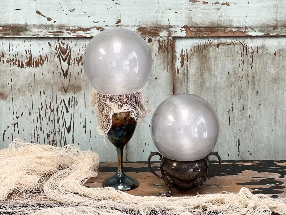 How To Make A Crystal Ball - The Shabby Tree