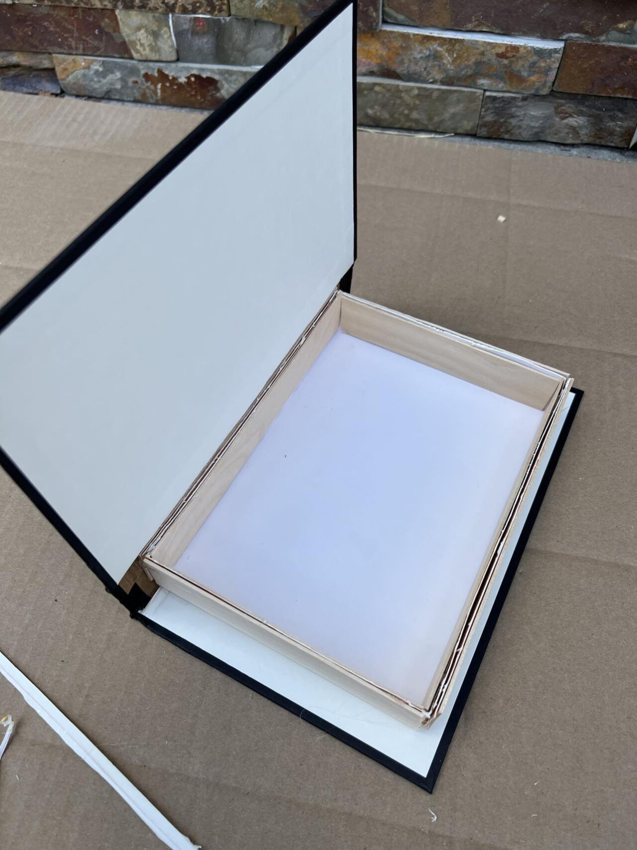 How To Make A Gift Box Out Of A Book - The Shabby Tree