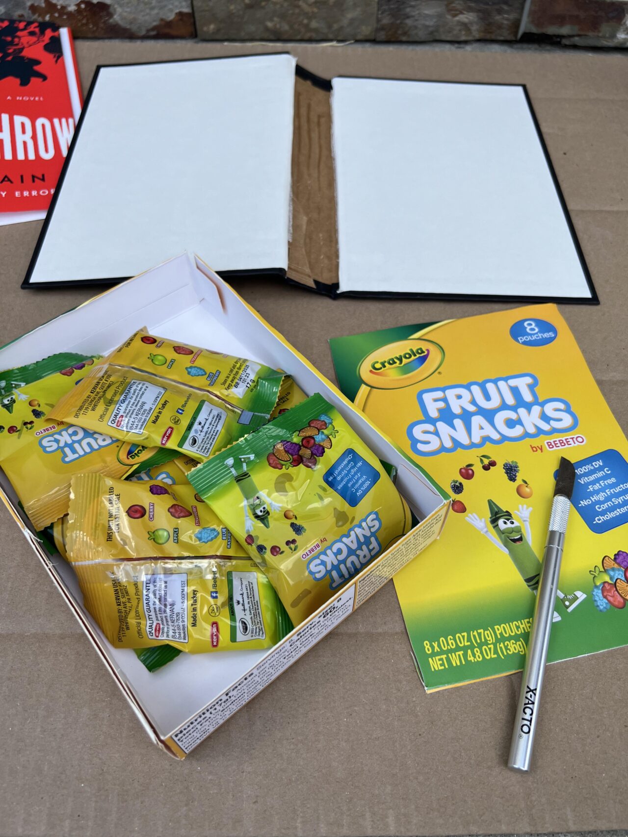 How To Make A Gift Box Out Of A Book - The Shabby Tree