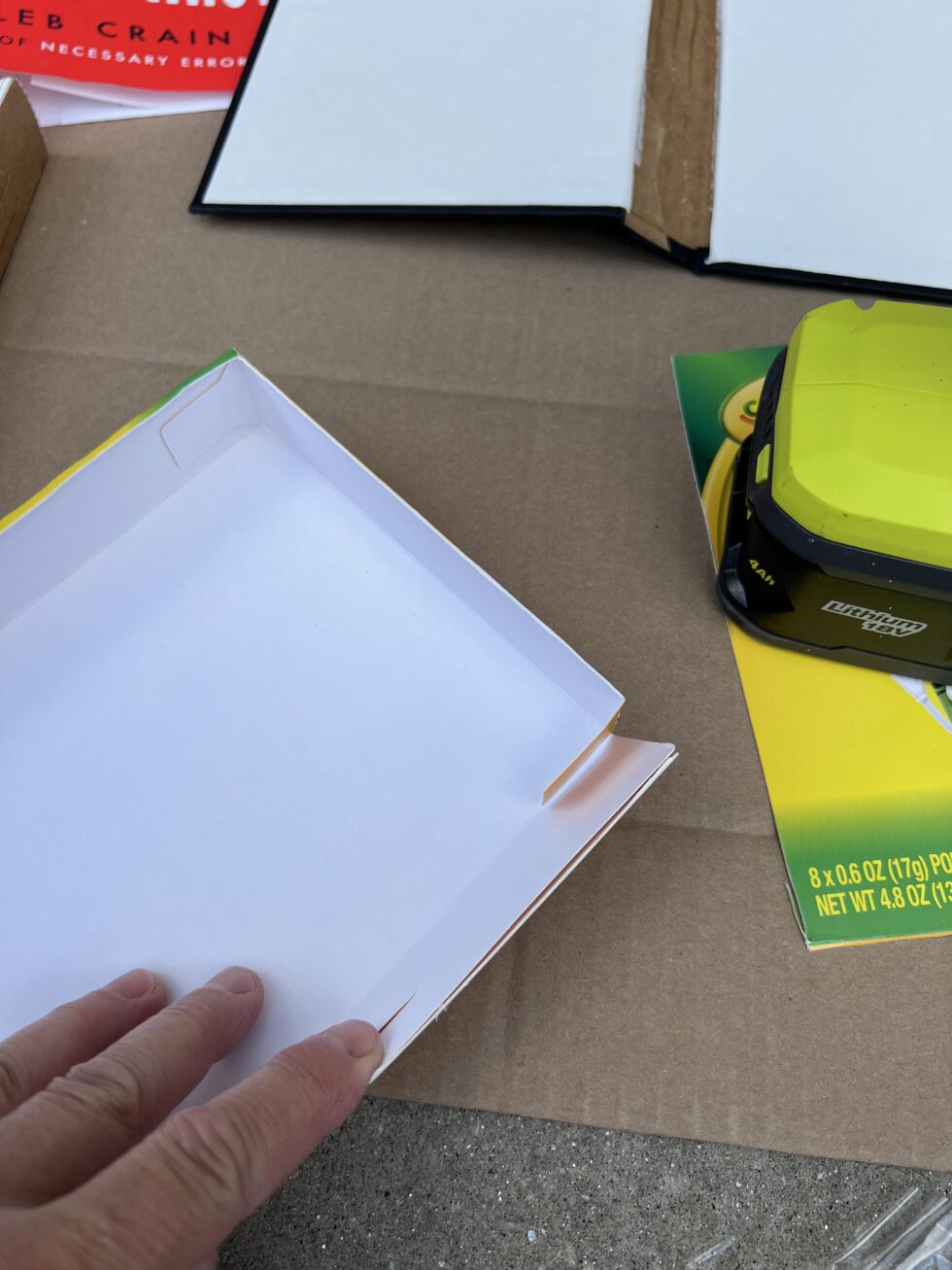 How To Make A Gift Box Out Of A Book - The Shabby Tree