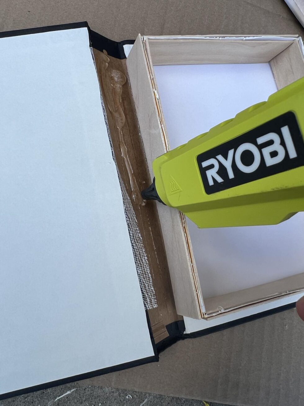 How To Make A Gift Box Out Of A Book - The Shabby Tree