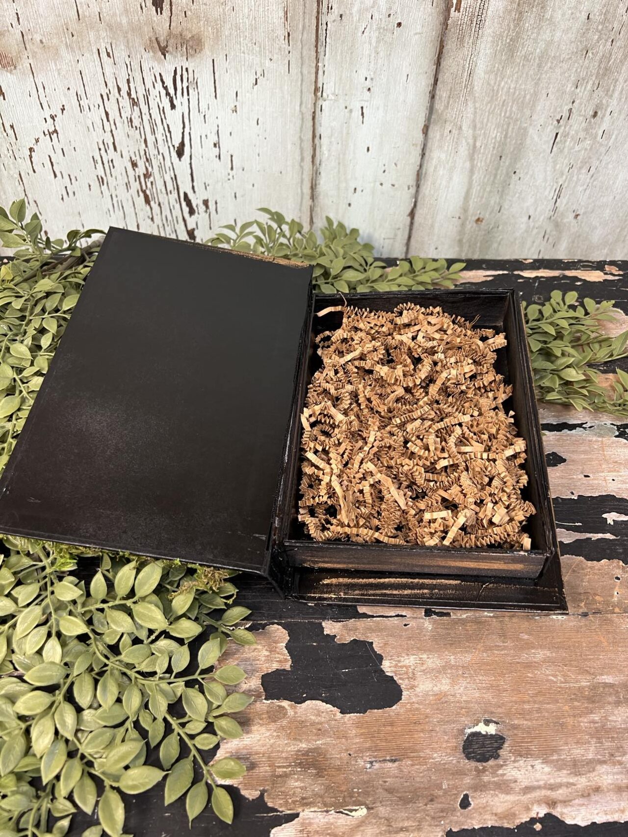 How To Make A Gift Box Out Of A Book - The Shabby Tree