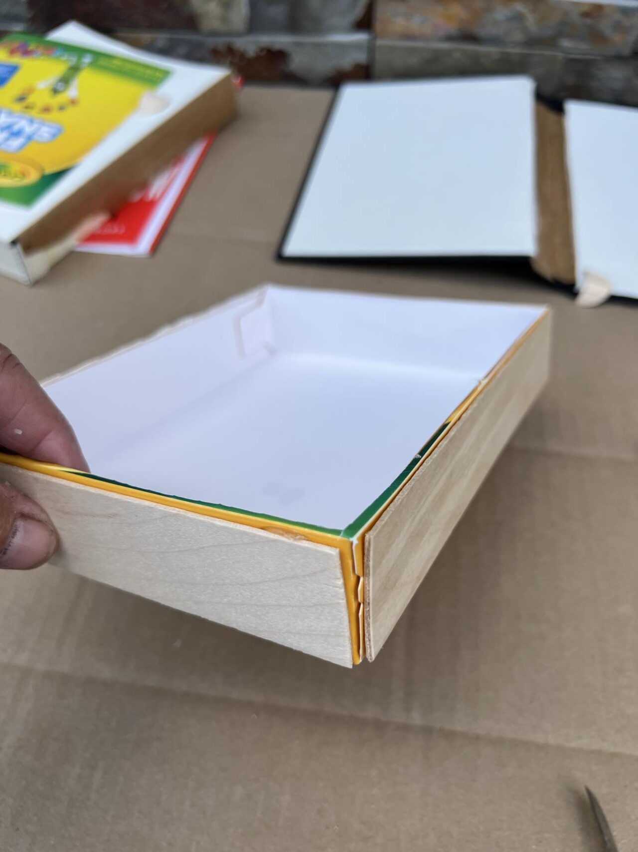 How To Make A Gift Box Out Of A Book - The Shabby Tree