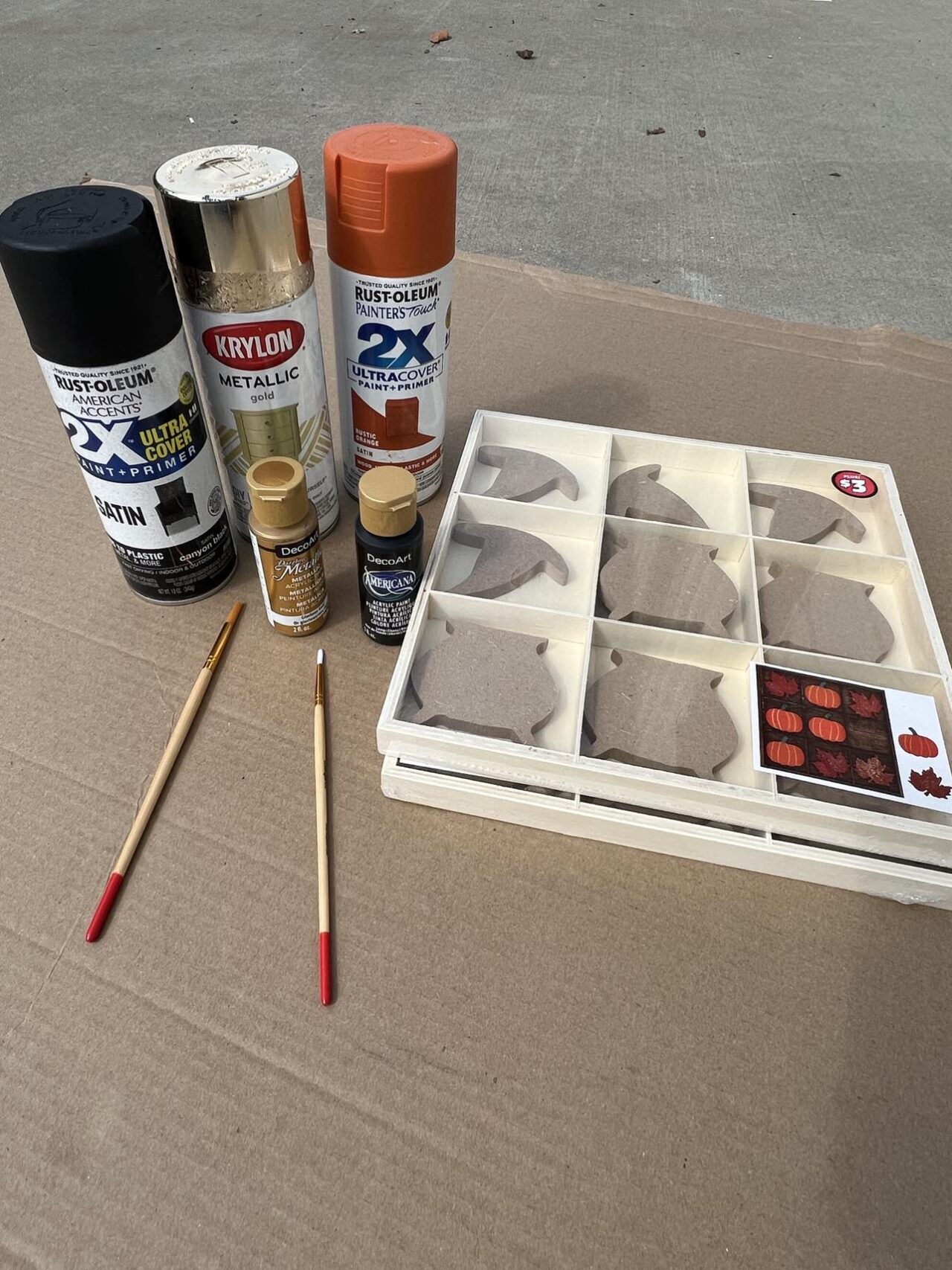 Dollar Tree Plus Tic Tac Toe Makeover - The Shabby Tree