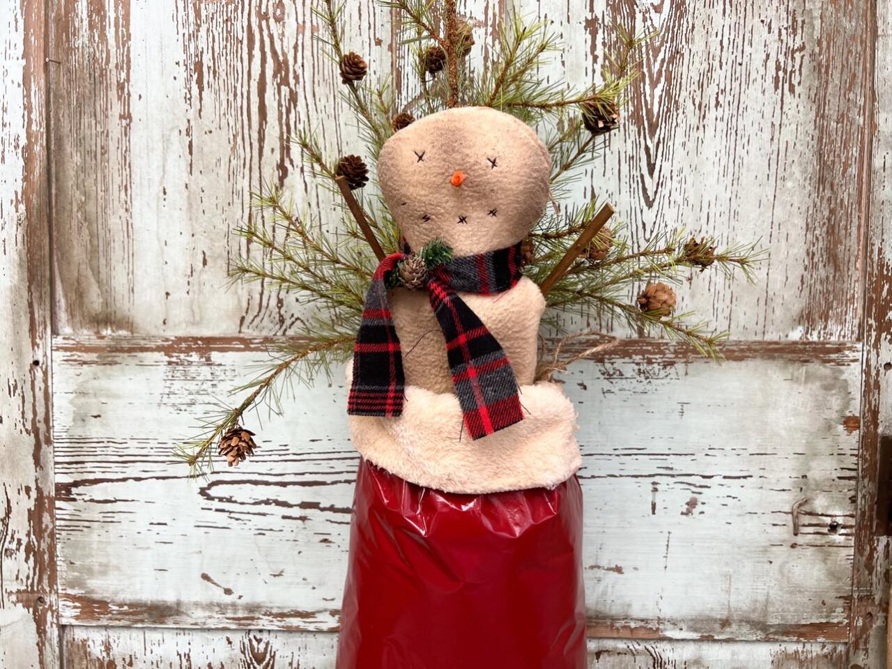 How To Make A Santa Sack - The Shabby Tree