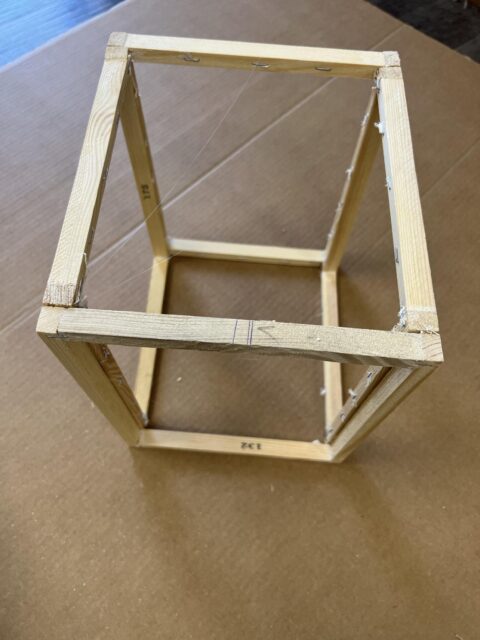 How To Make A Lighted Christmas Gift Box - The Shabby Tree