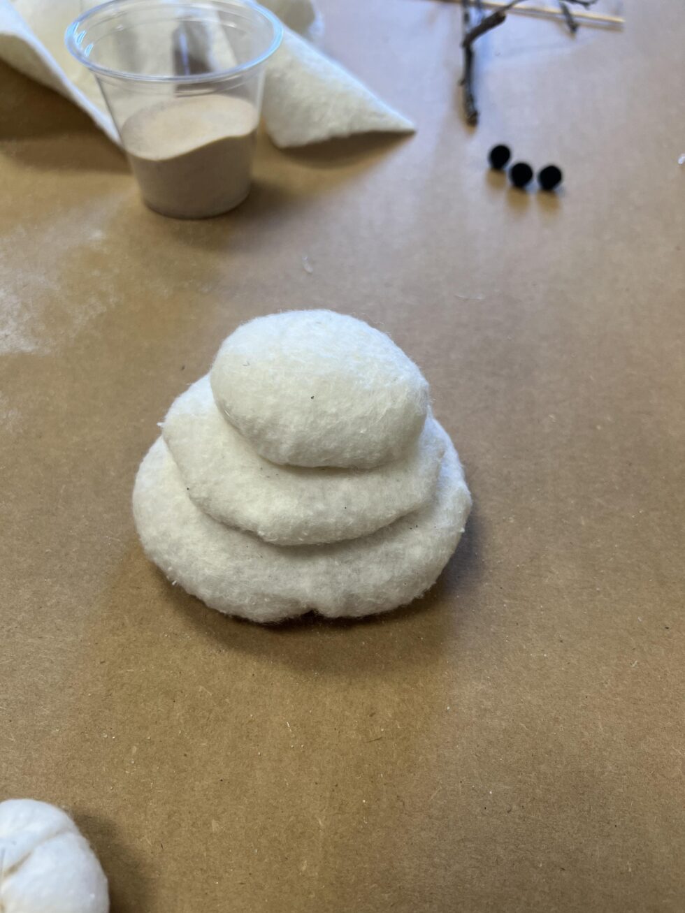 How To Make A Melting Snowman - The Shabby Tree