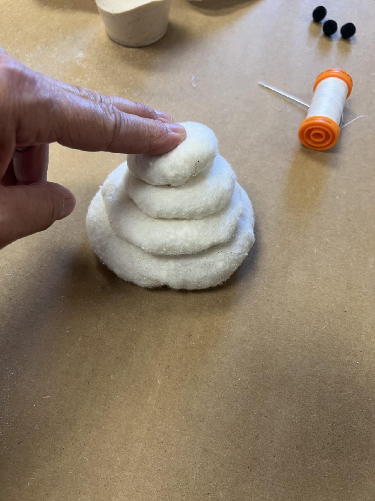 How To Make A Melting Snowman - The Shabby Tree