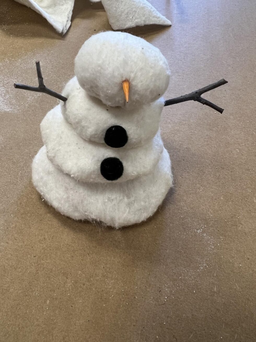 How To Make A Melting Snowman - The Shabby Tree