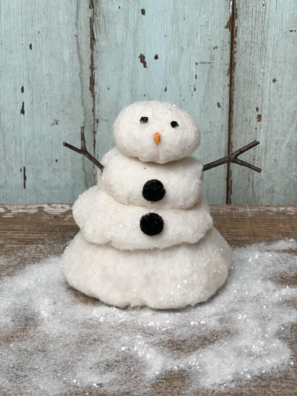 How To Make A Melting Snowman - The Shabby Tree