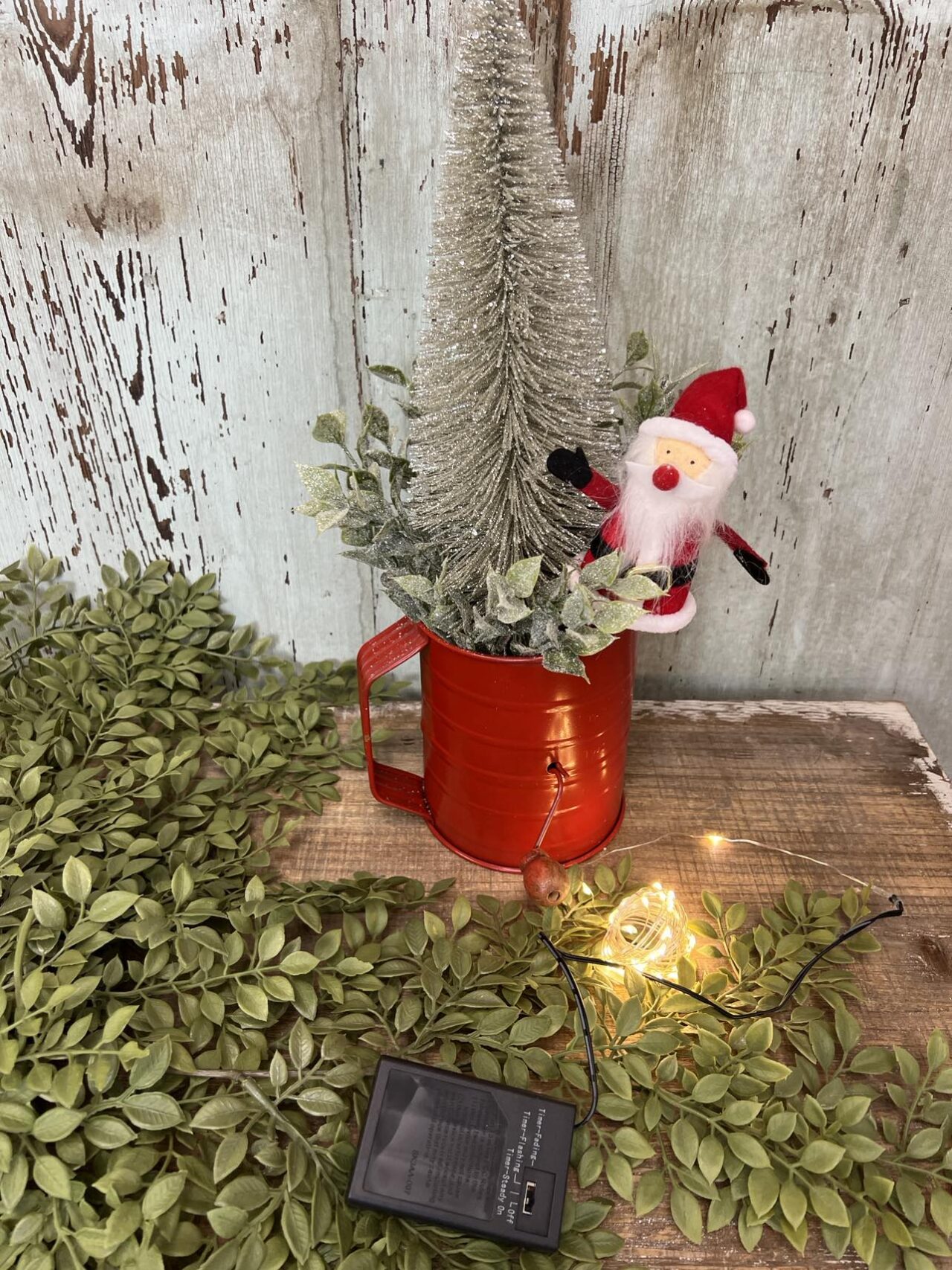 How To Turn A Sifter Into A Christmas Decoration - The Shabby Tree
